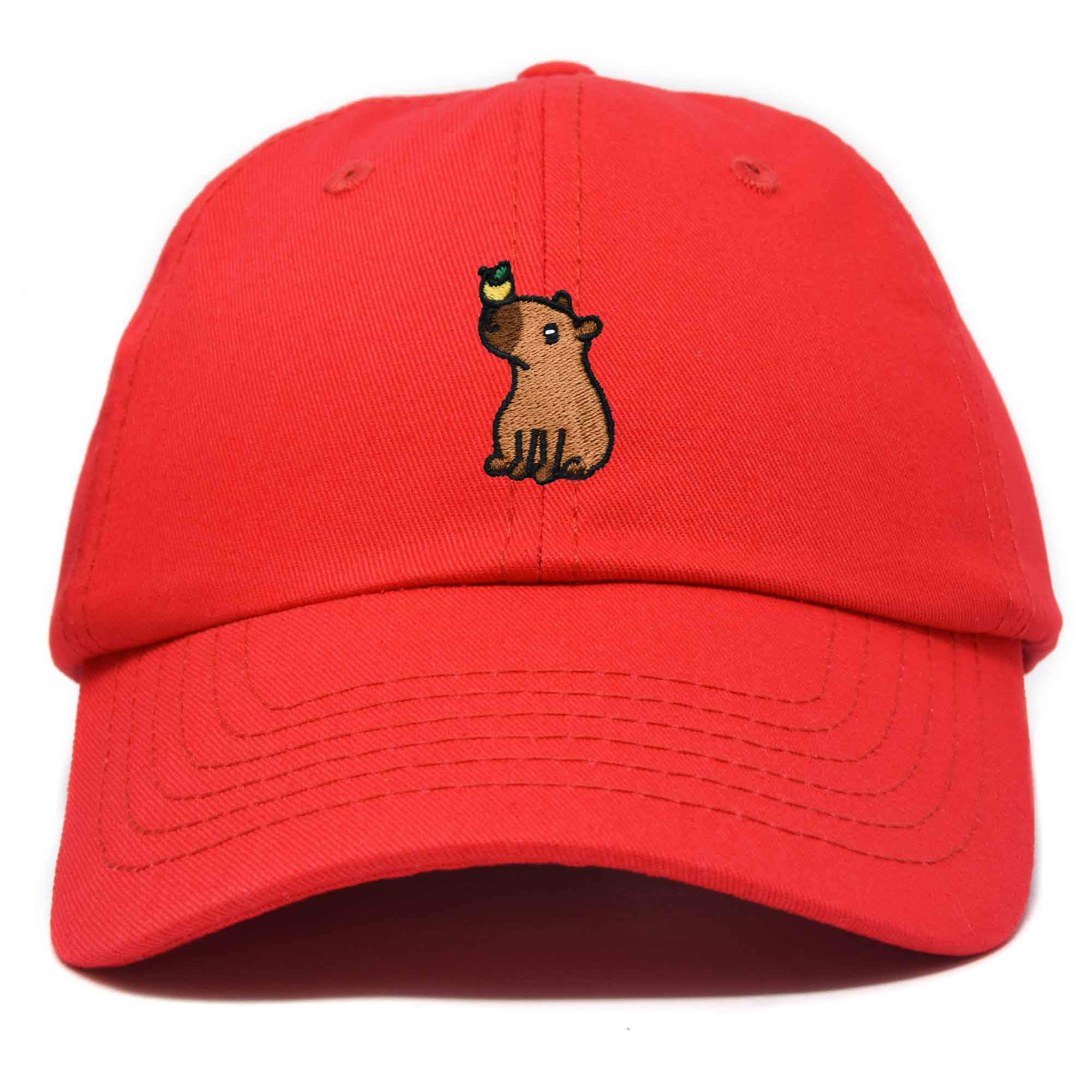 Dalix Capybara Cap Embroidered Dad Baseball Hat Cotton Adjustable ...