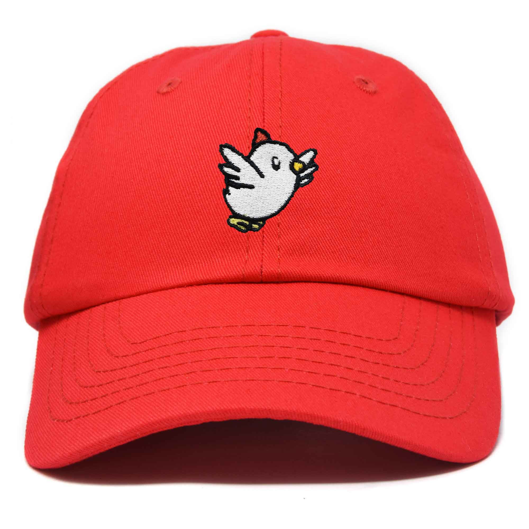 Dalix Chicken Embroidered Cotton Baseball Hat Adjustable Dad Cap Womens ...