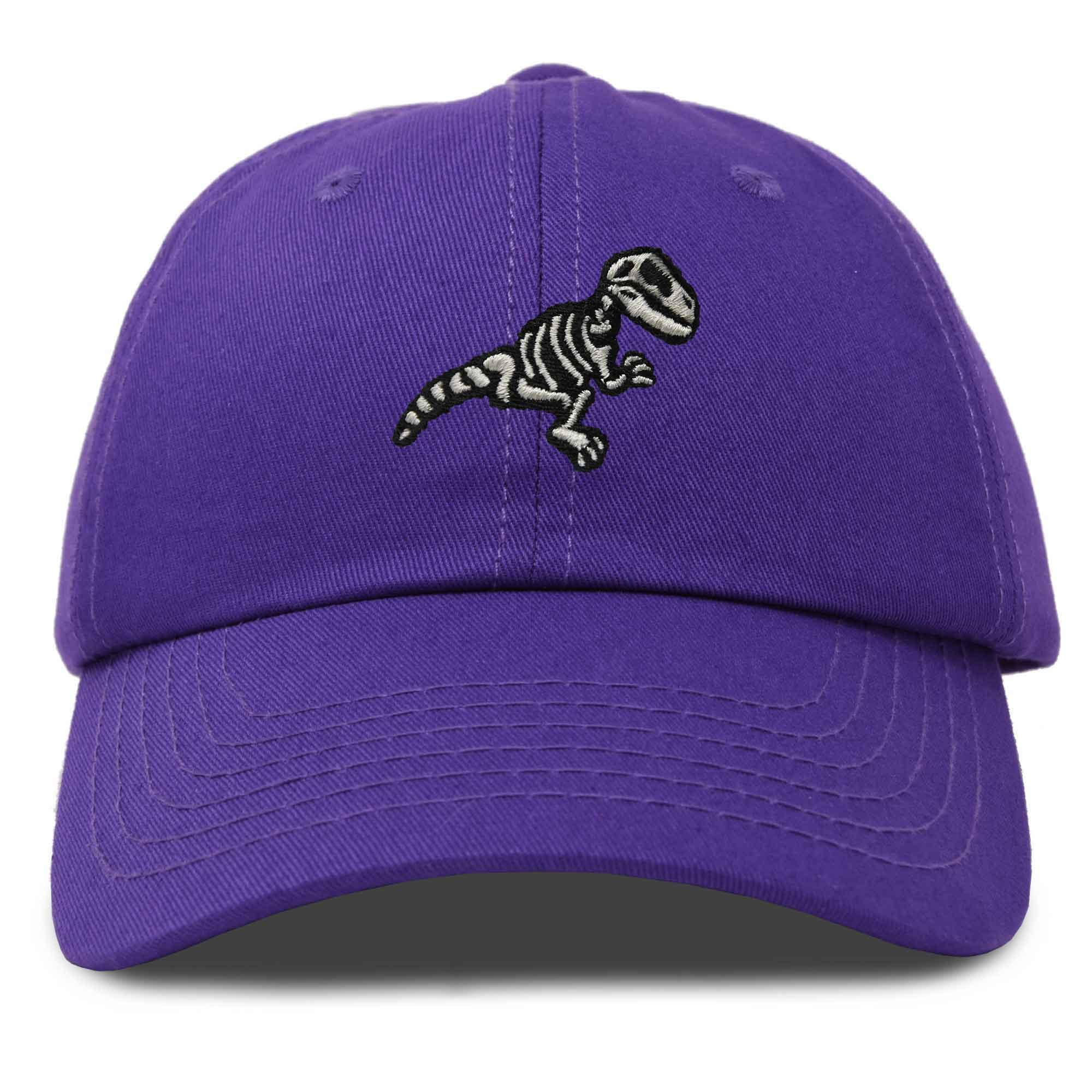 Dalix Fossil Embroidered Dinosaur T Rex Cotton Dad Hat Baseball Cap ...