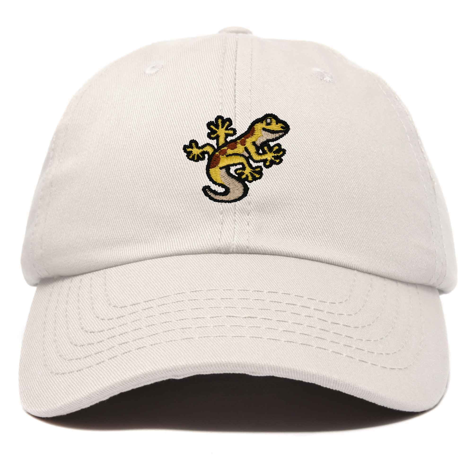 Dalix Gecko Cap Embroidered Mens Cotton Dad Hat Baseball Hat in Beige ...