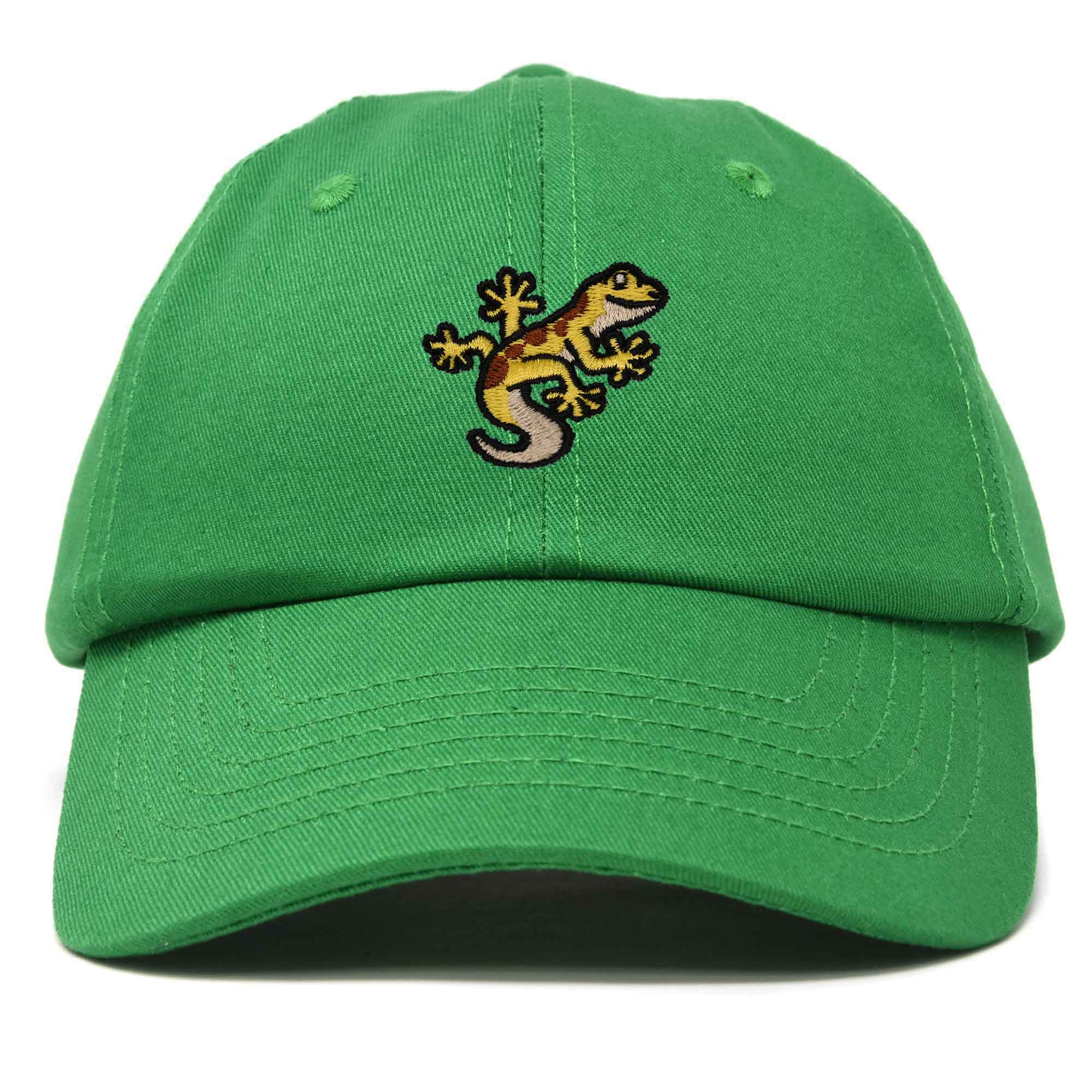 Dalix Gecko Cap Embroidered Mens Cotton Dad Hat Baseball Hat in Kelly ...