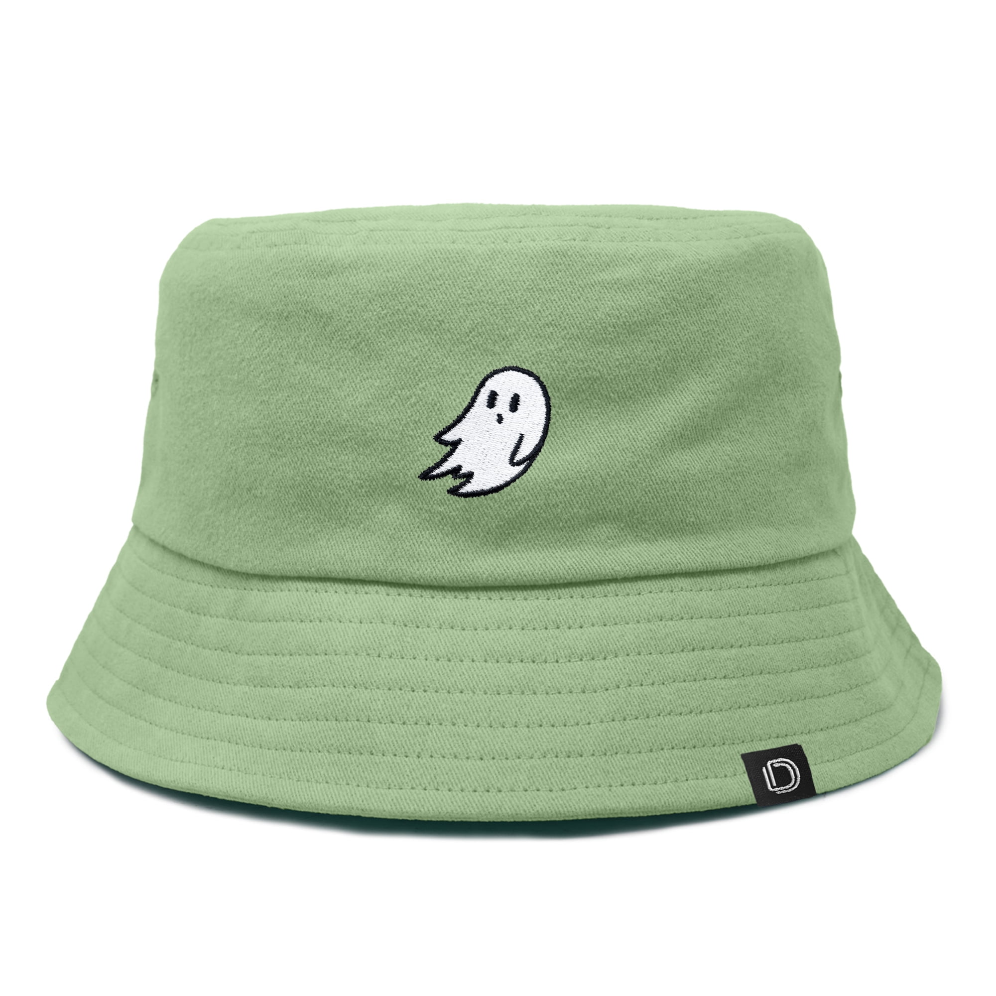 Dalix Ghost Cotton Bucket Hat Lightweight Outdoor Travel Beach Everyday Mens in Turf Green XL X ...