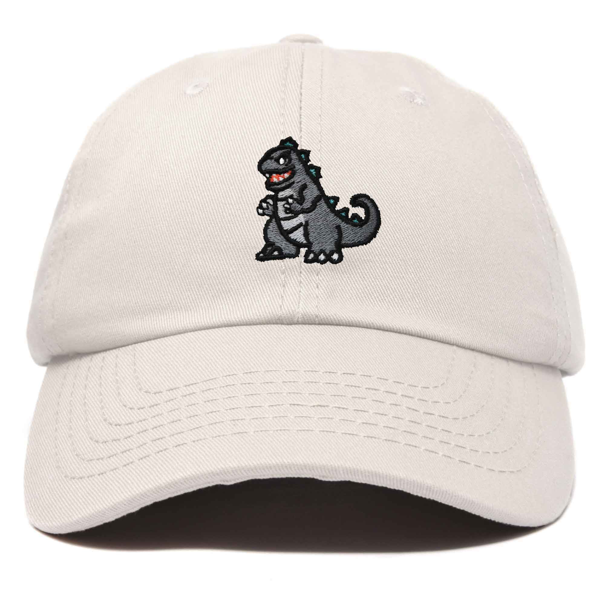 Dalix Giant Lizard Kaiju Embroidered Cotton Dad Hat Baseball Cap ...