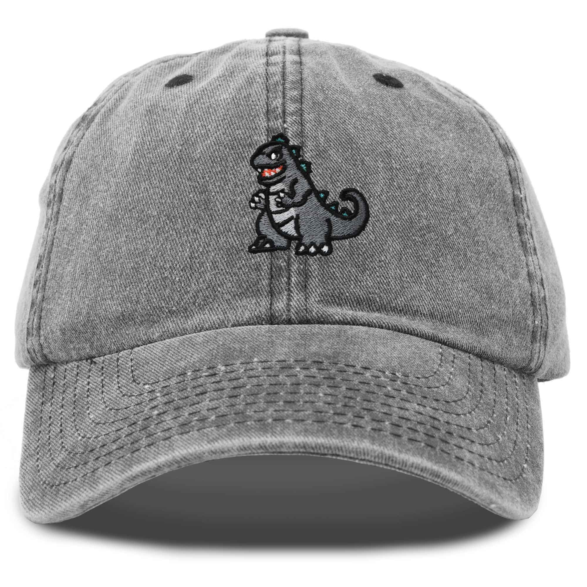 Dalix Giant Lizard Kaiju Embroidered Cotton Dad Hat Baseball Cap ...