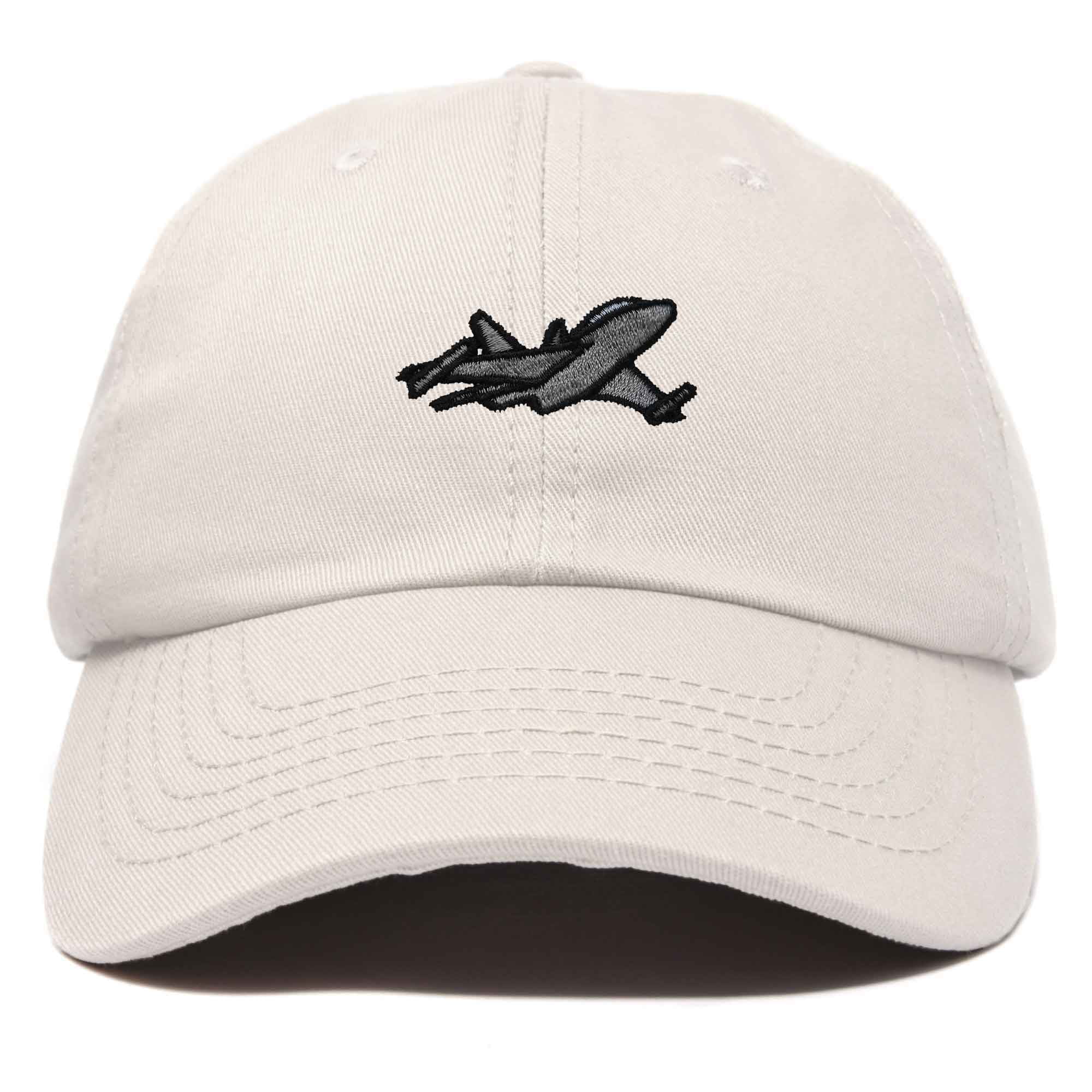 Dalix Jet Fighter Embroidered Cap Cotton Baseball Hat Airplane Jet Men ...