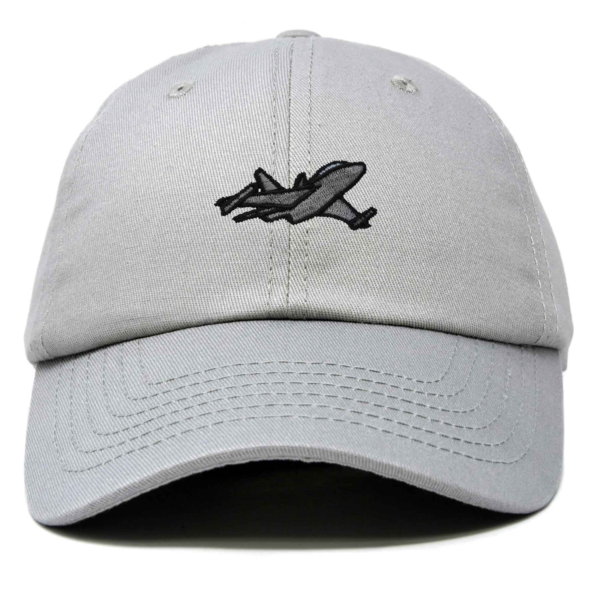 Dalix Jet Fighter Embroidered Cap Cotton Baseball Hat Airplane Jet Men ...