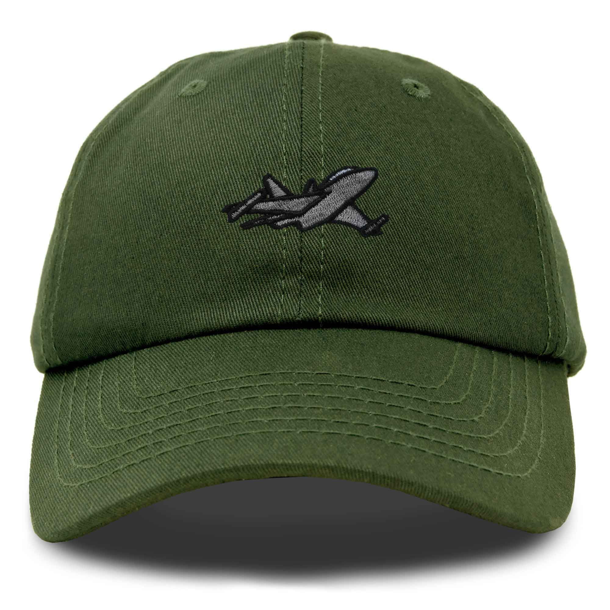 Dalix Jet Fighter Embroidered Cap Cotton Baseball Hat Airplane Jet Men ...