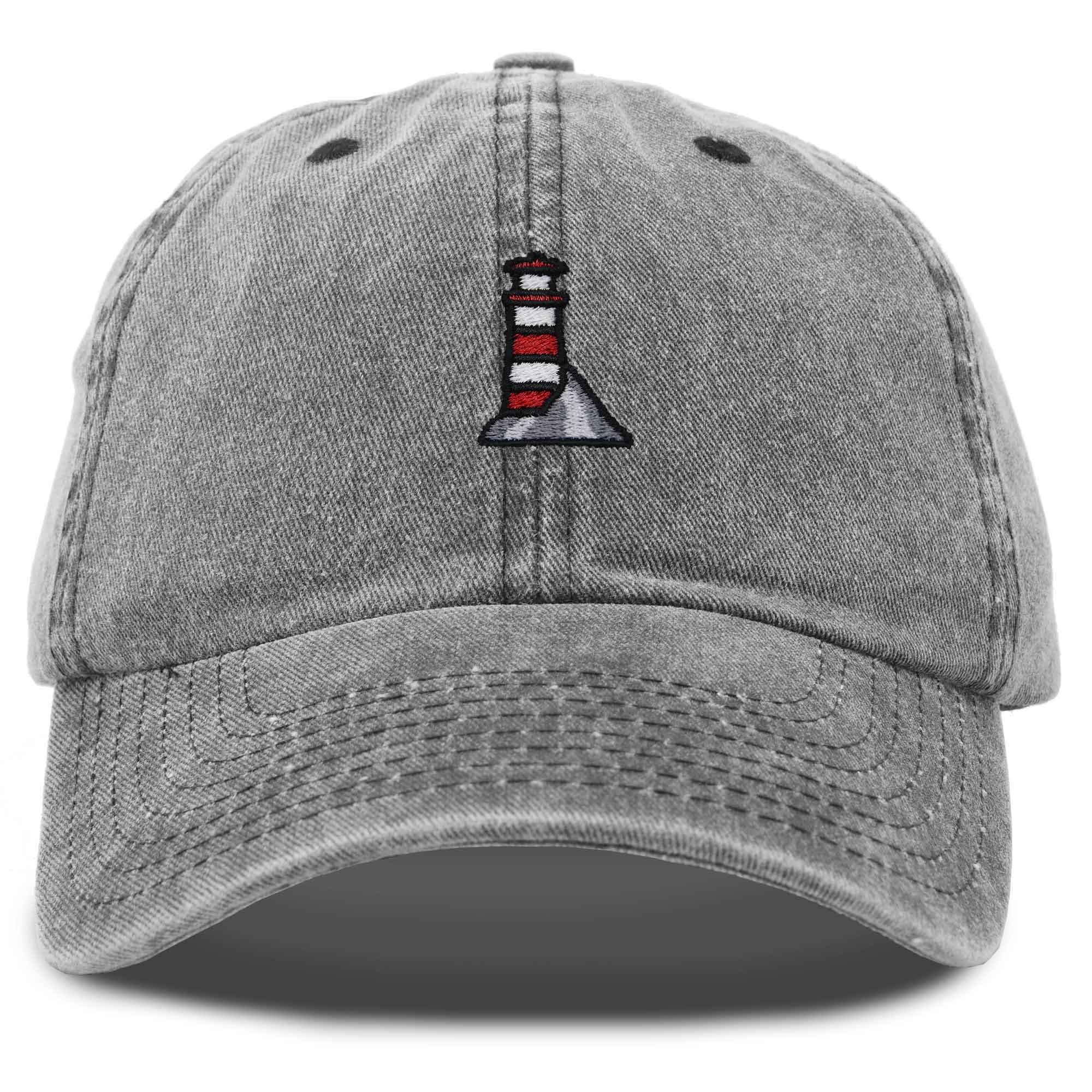 Dalix Lighthouse Embroidered Cap Cotton Baseball Hat Nautical Womens in ...
