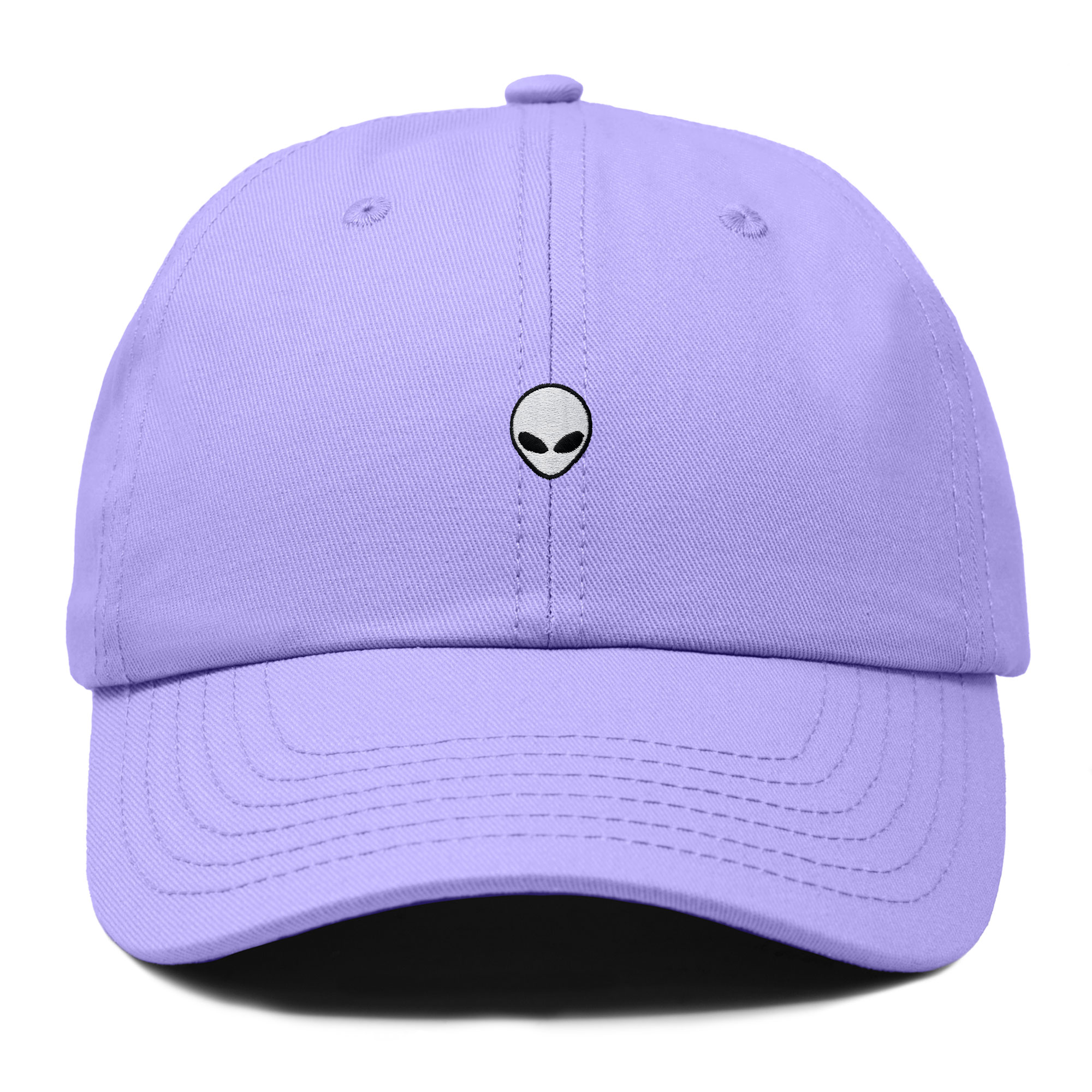 Dalix Lil Alien Embroidered Cotton Cap Outdoor Space Nature Dad Hat ...