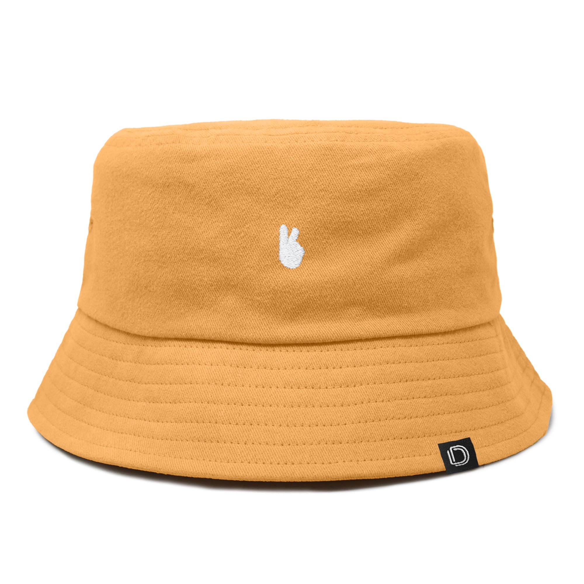 Dalix Lil Peace Sign Cotton Embroidered Cotton Cap Outdoor Bucket Hat ...