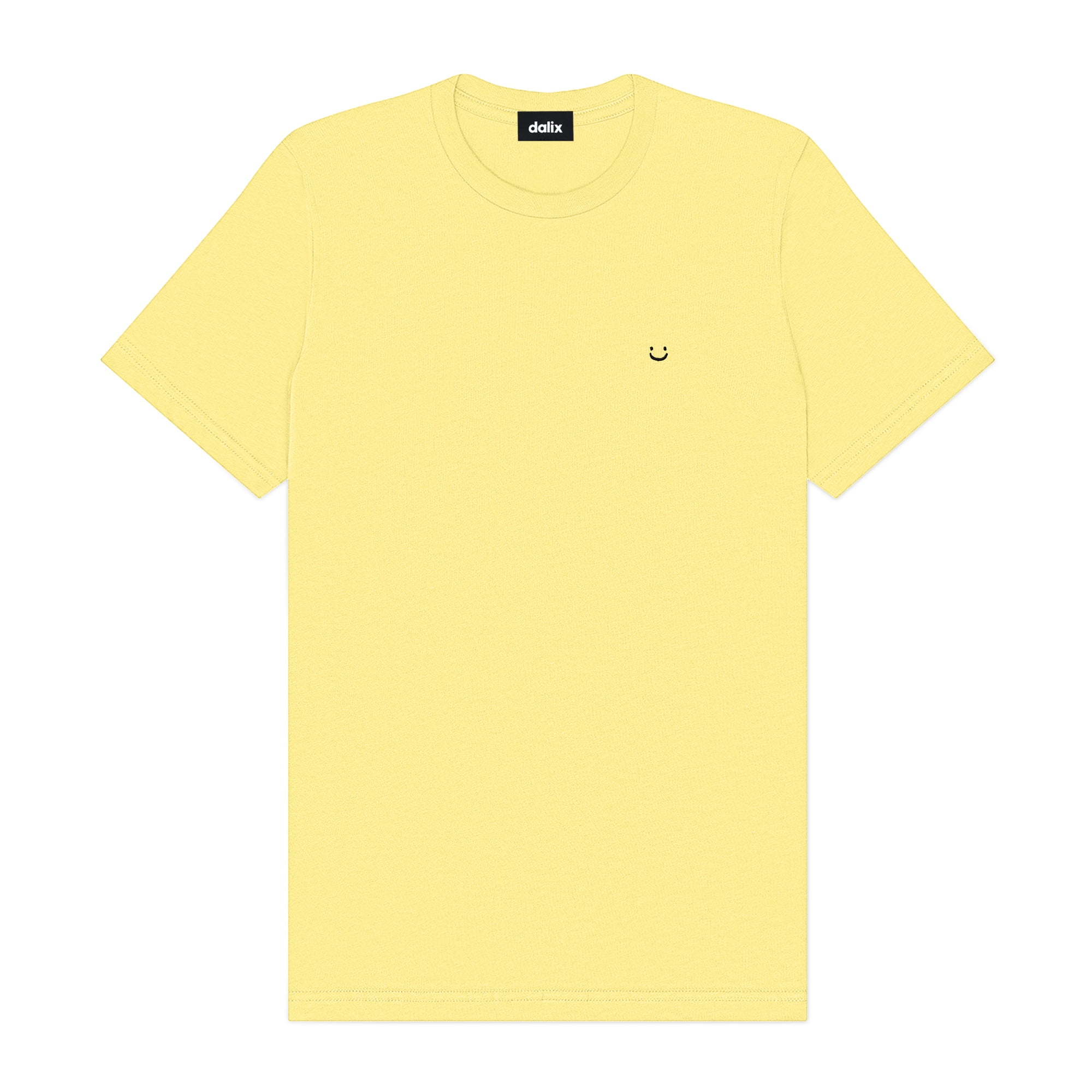 Dalix Lil Smile Embroidered Cotton Tee Lightweight Jersey Mens in ...