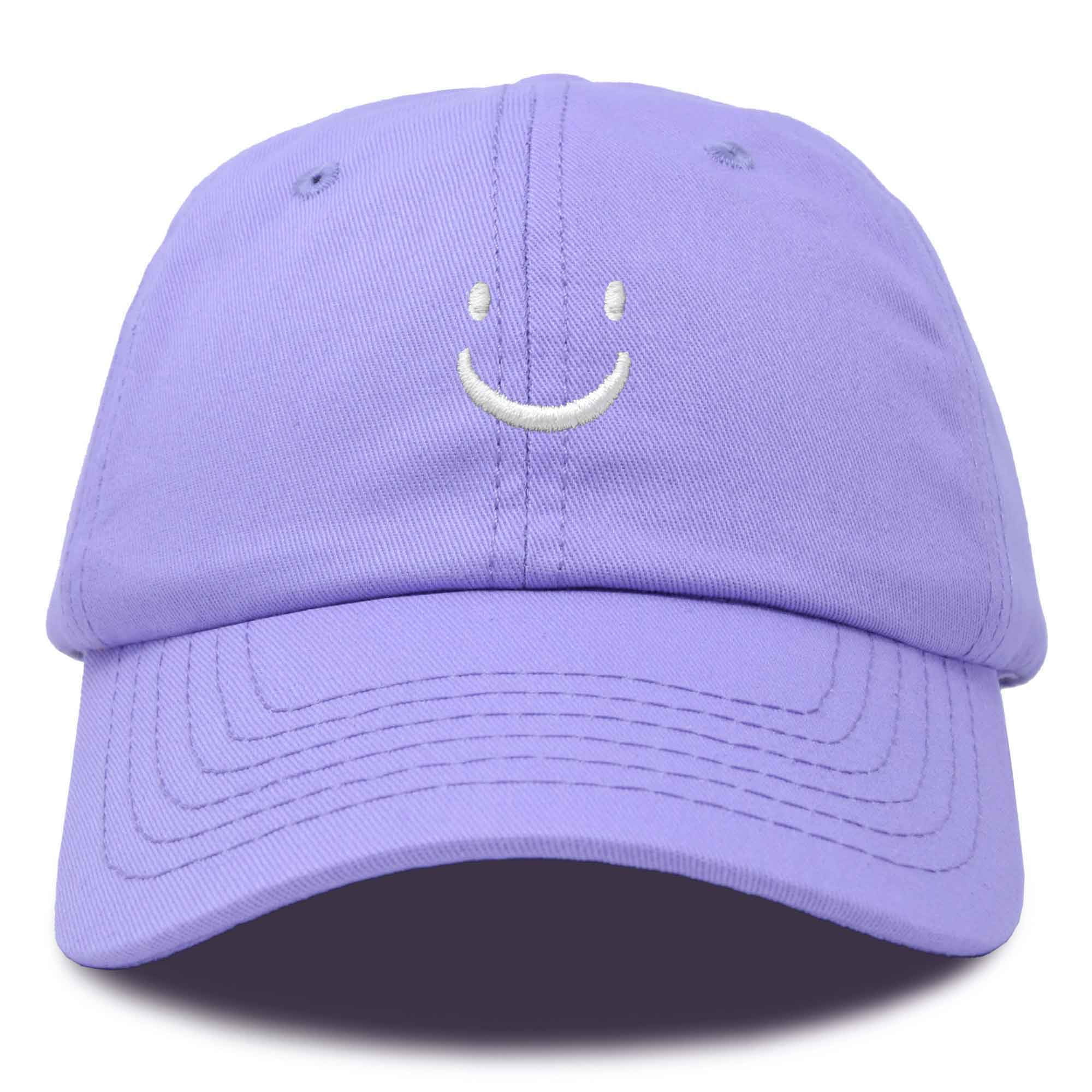 Dalix Lil Smile Face Cap in Lavender - Walmart.com