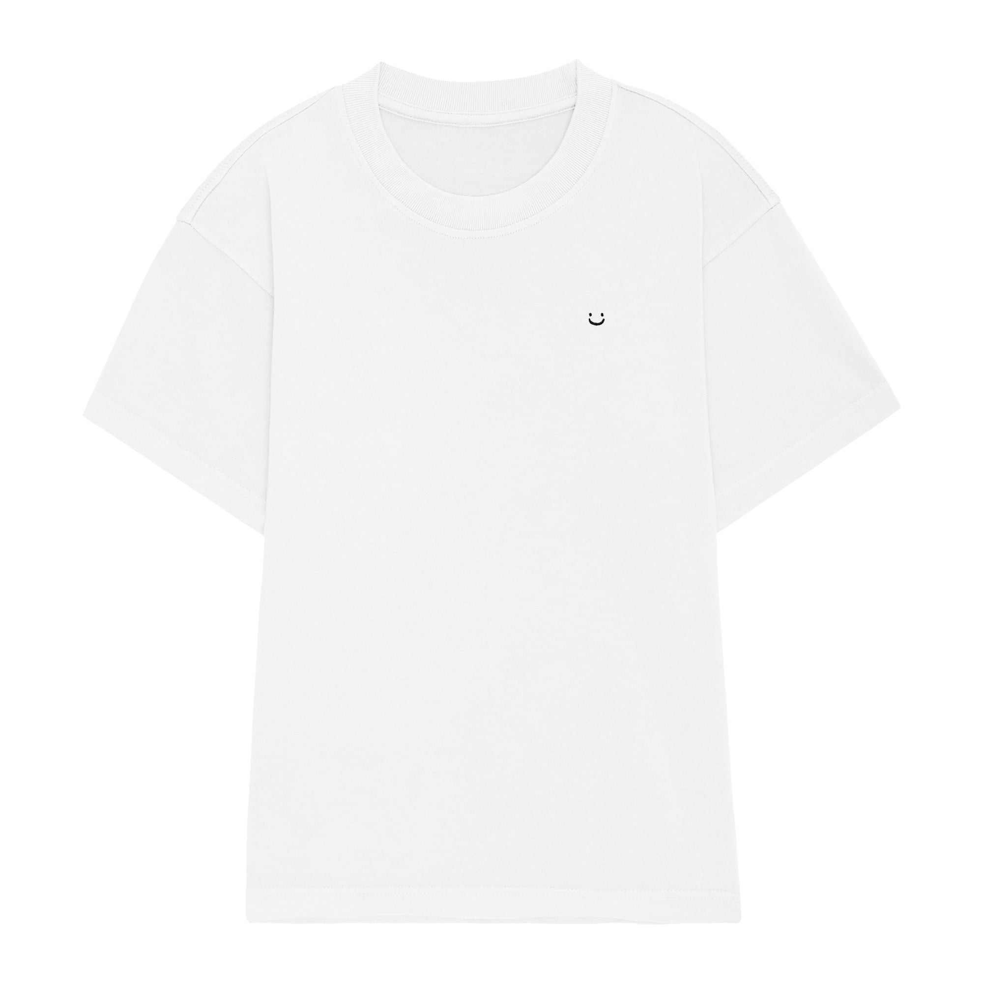 Dalix Lil Smile Heavyweight Pigment Dye Tee Short Sleeve Cotton Shirt ...