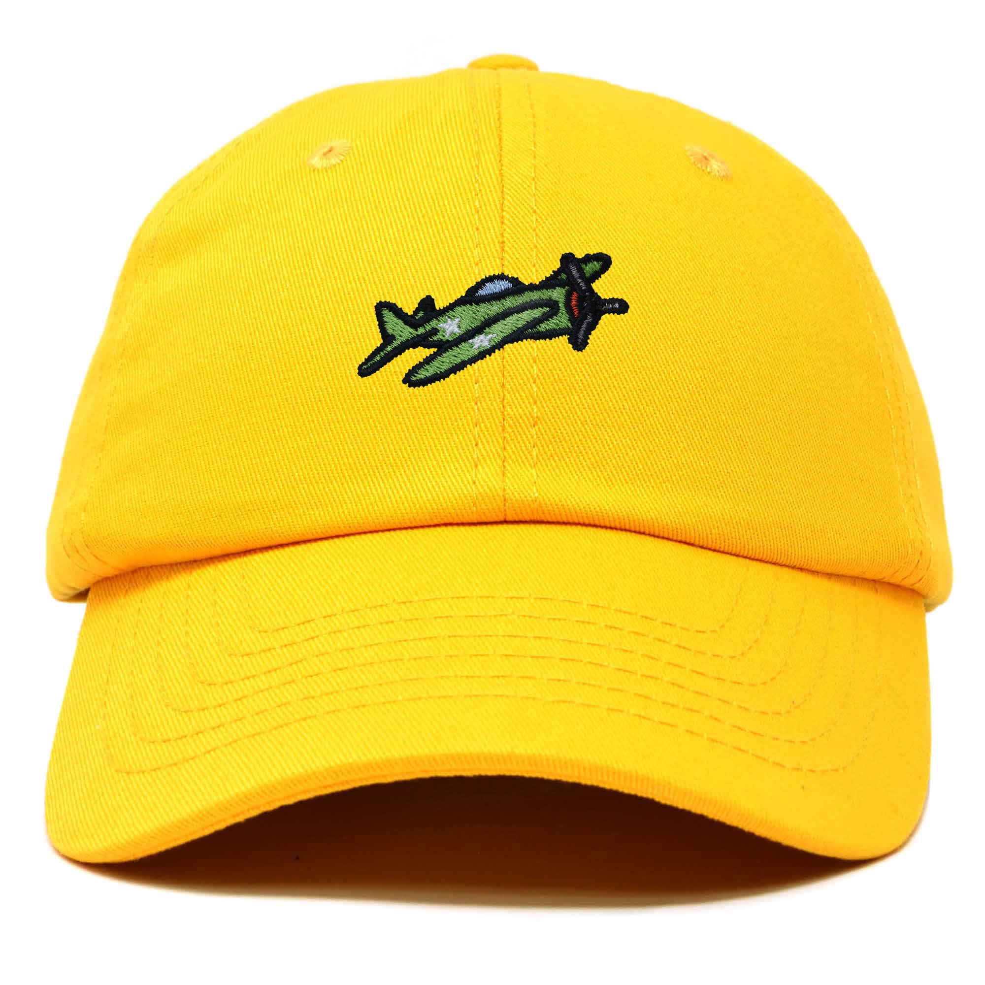 Dalix Military Plane Embroidered Cap Cotton Baseball Hat Airplane Jet ...