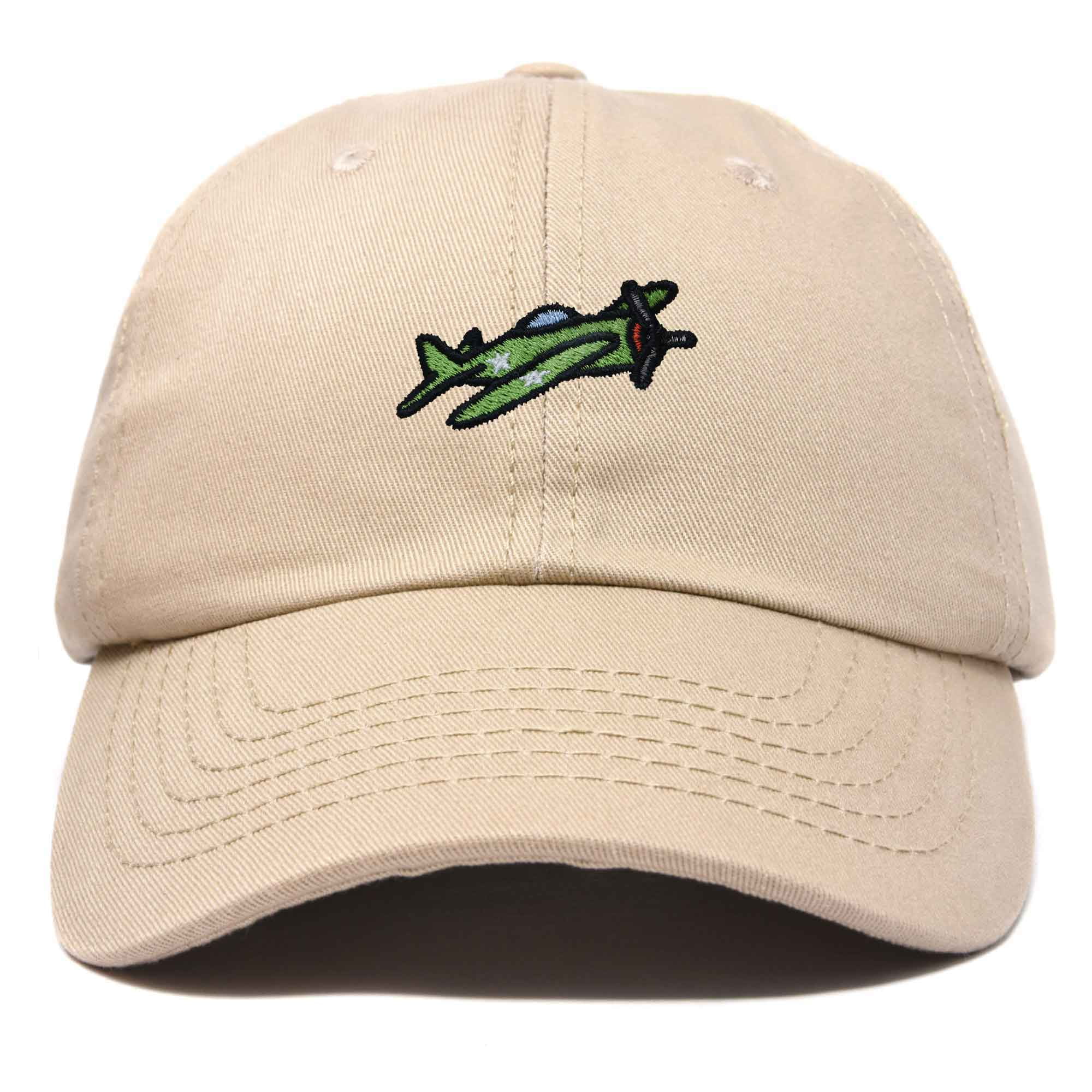 Dalix Military Plane Embroidered Cap Cotton Baseball Hat Airplane Jet ...