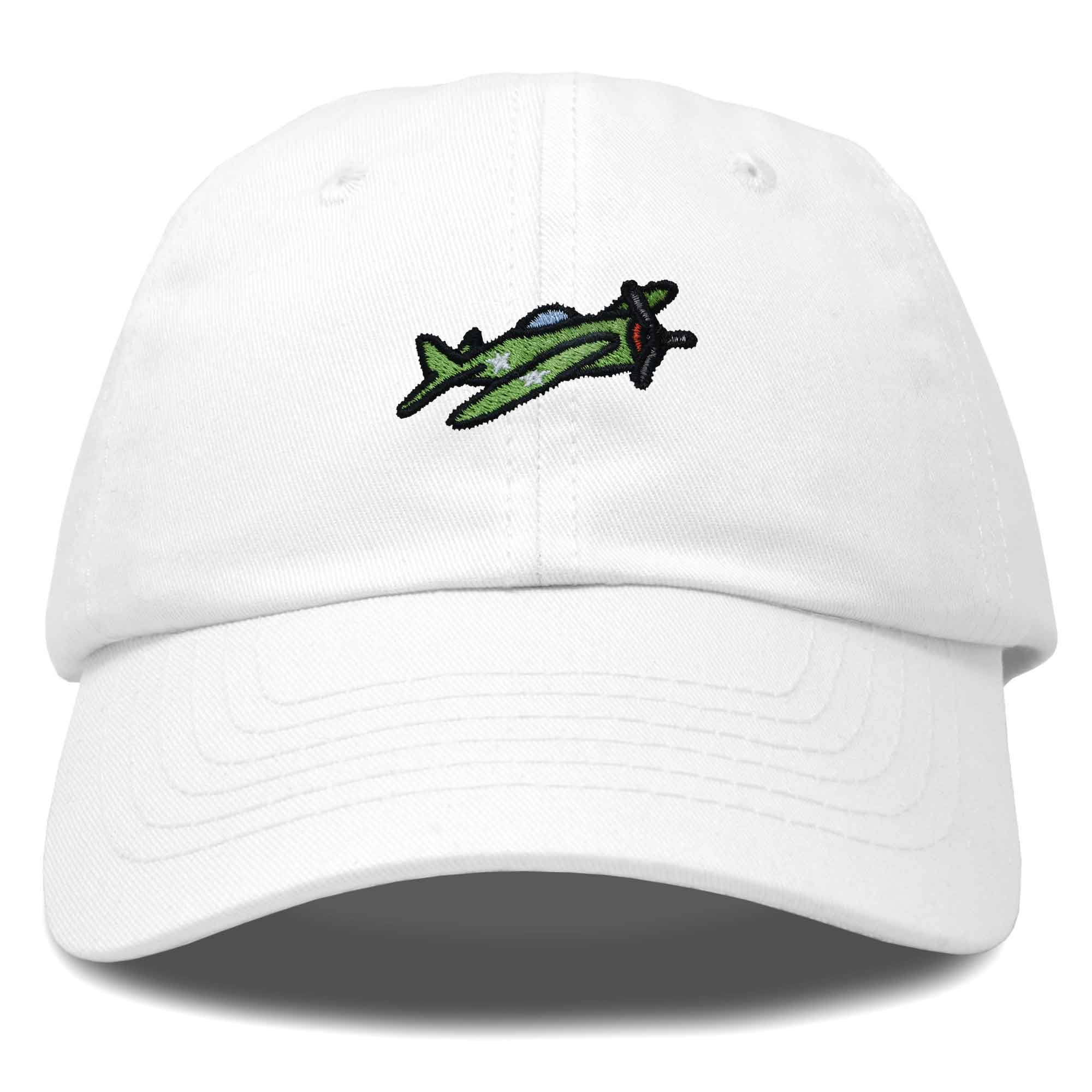 Dalix Military Plane Embroidered Cap Cotton Baseball Hat Airplane Jet ...