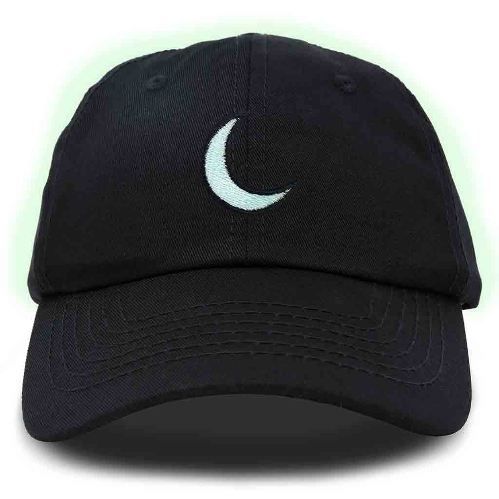 Dalix Moon Embroidered Crescent Astronomy Night Cotton Dad Hat Baseball ...