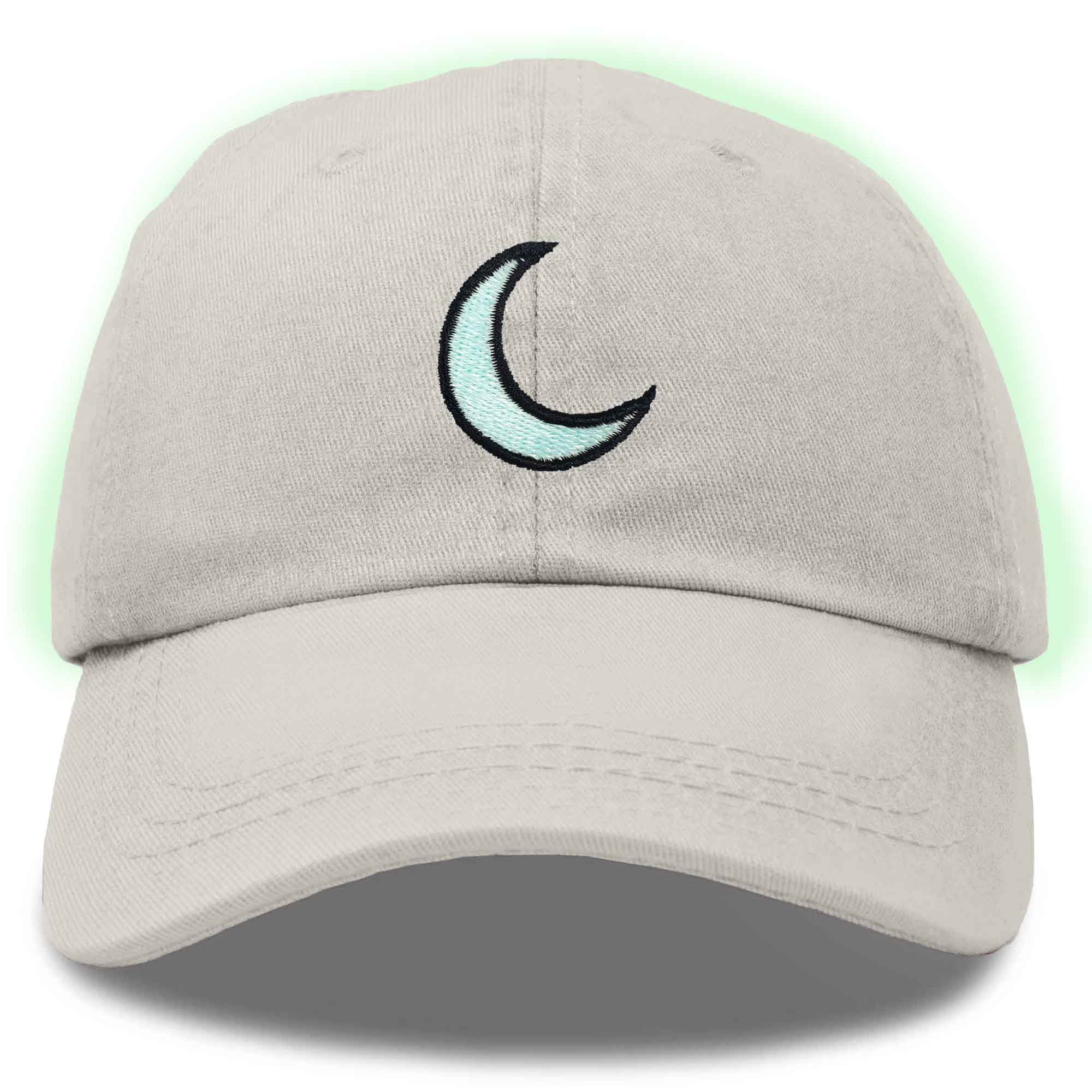 Dalix Moon Embroidered Crescent Astronomy Night Cotton Dad Hat Baseball ...