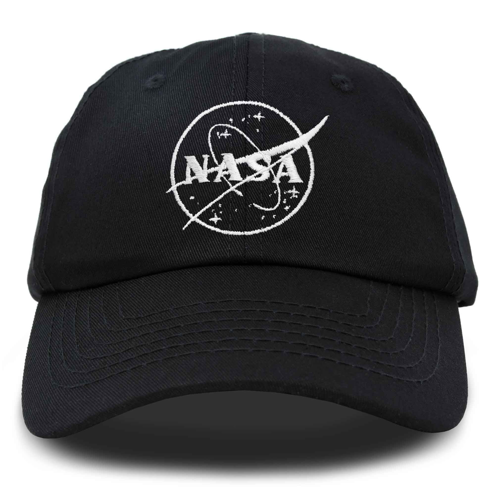 Dalix NASA White Meatball Embroidered Mens Womens Cotton Dad Hat ...