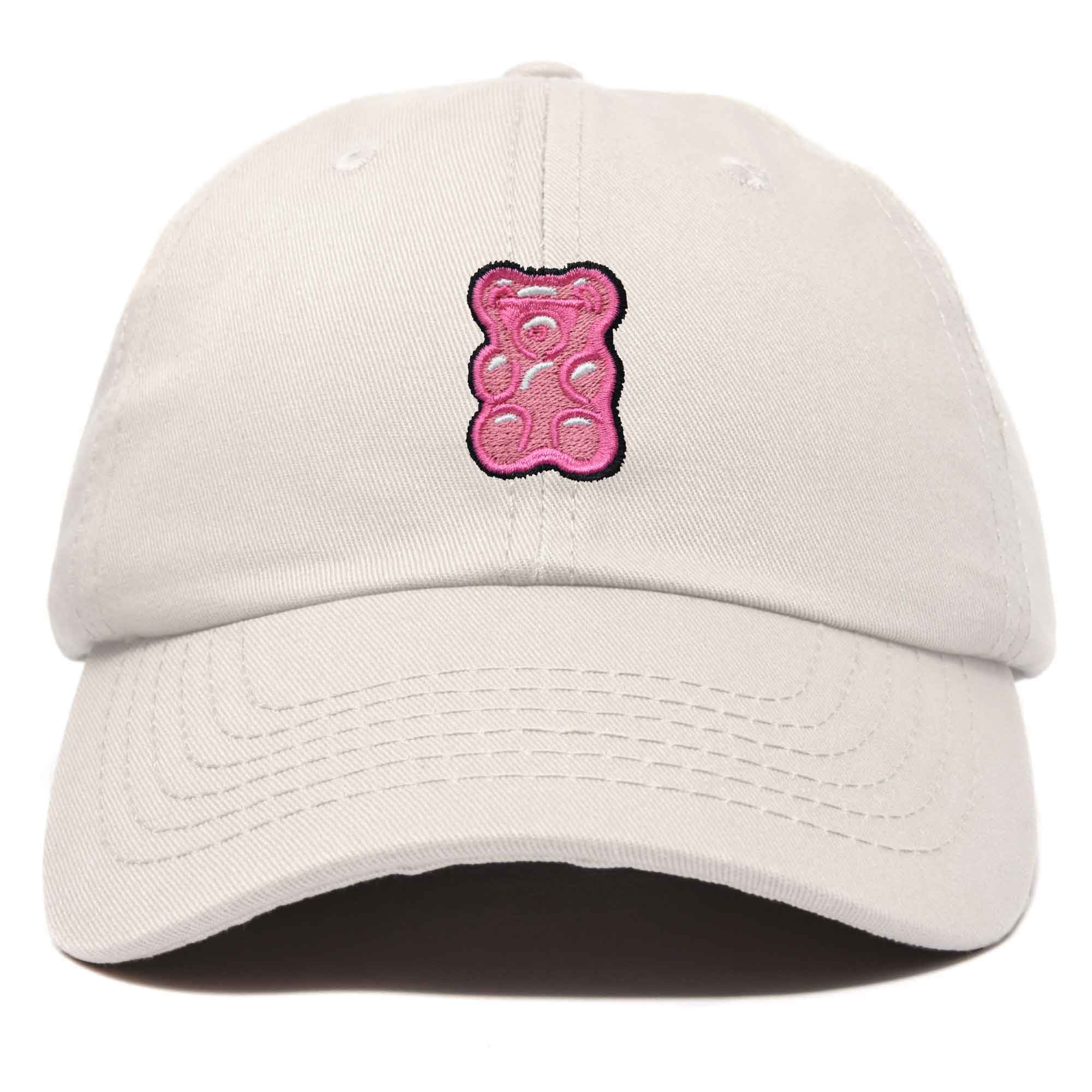 Dalix Pink Gummy Embroidered Cotton Dad Hat Baseball Cap Adjustable ...