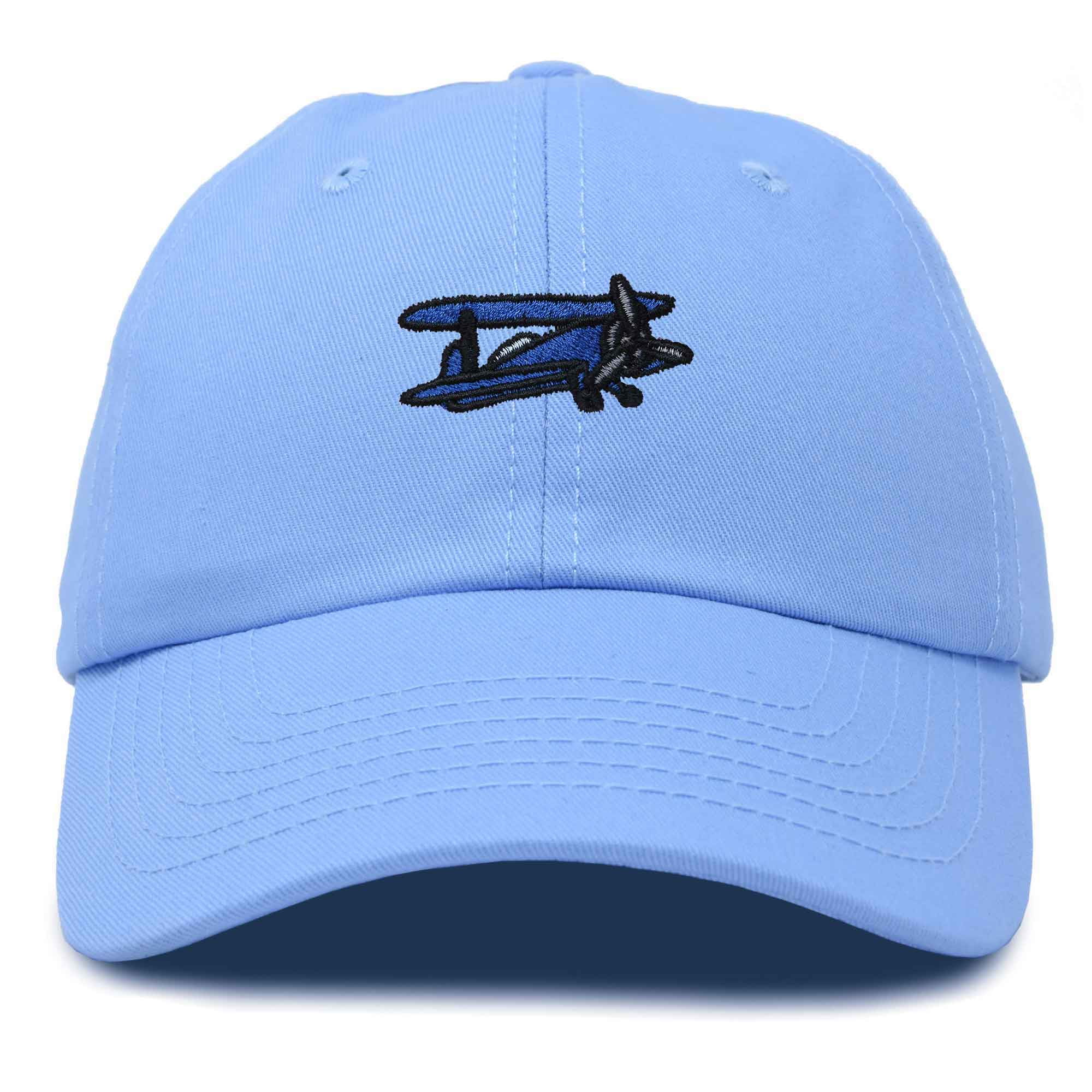 Dalix Propeller Plane Embroidered Cap Cotton Baseball Hat Airplane Men ...