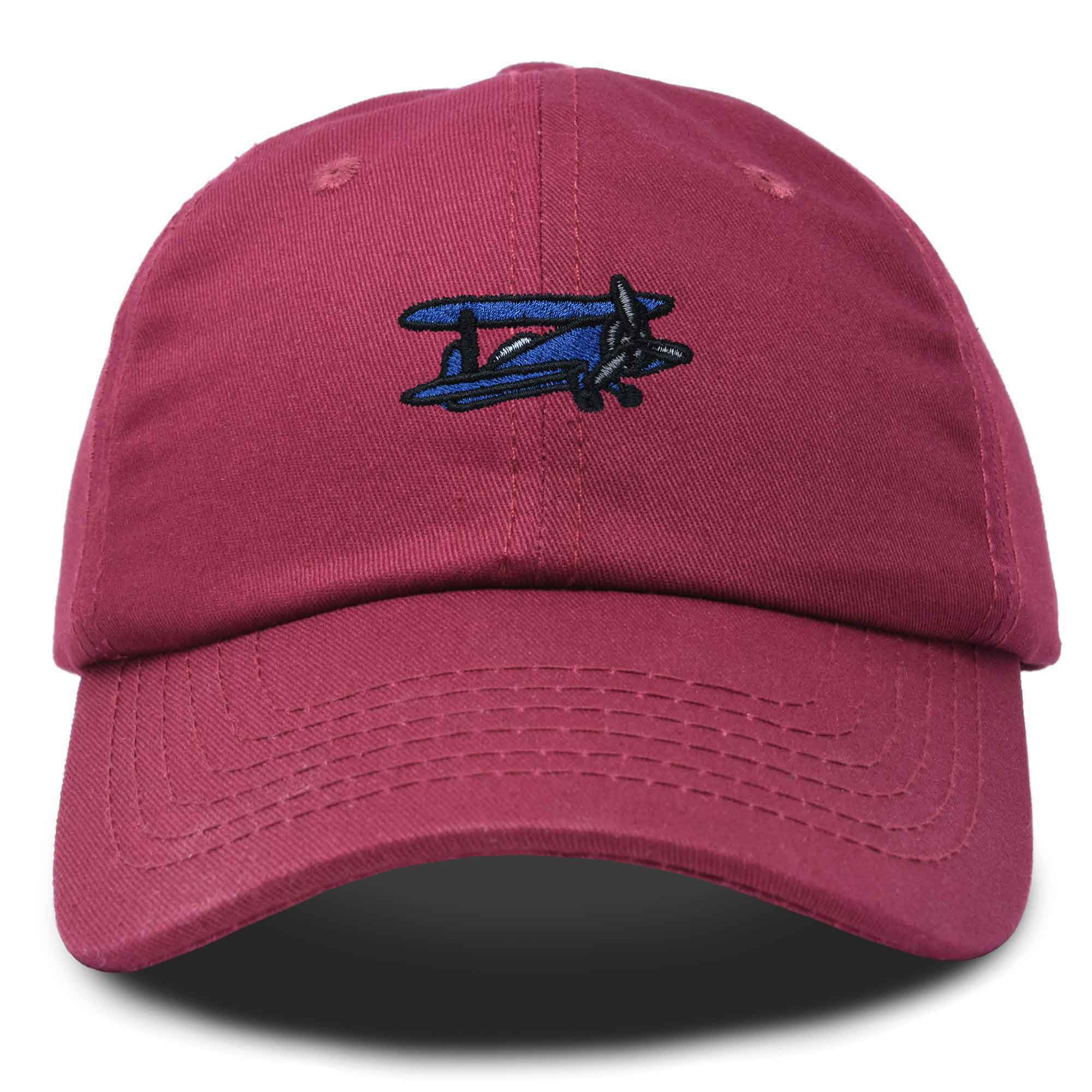 Dalix Propeller Plane Embroidered Cap Cotton Baseball Hat Airplane Men ...