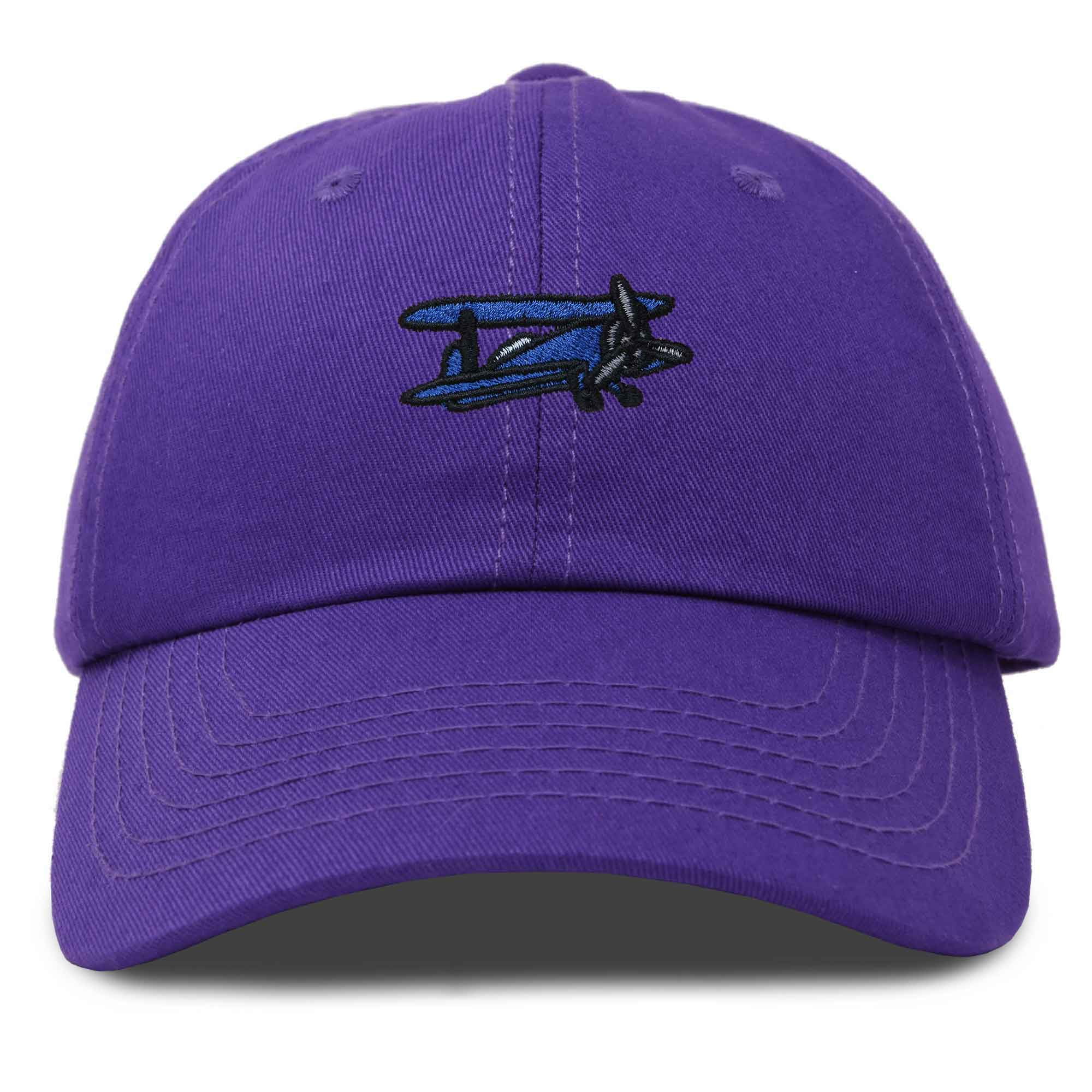 Dalix Propeller Plane Embroidered Cap Cotton Baseball Hat Airplane Men ...
