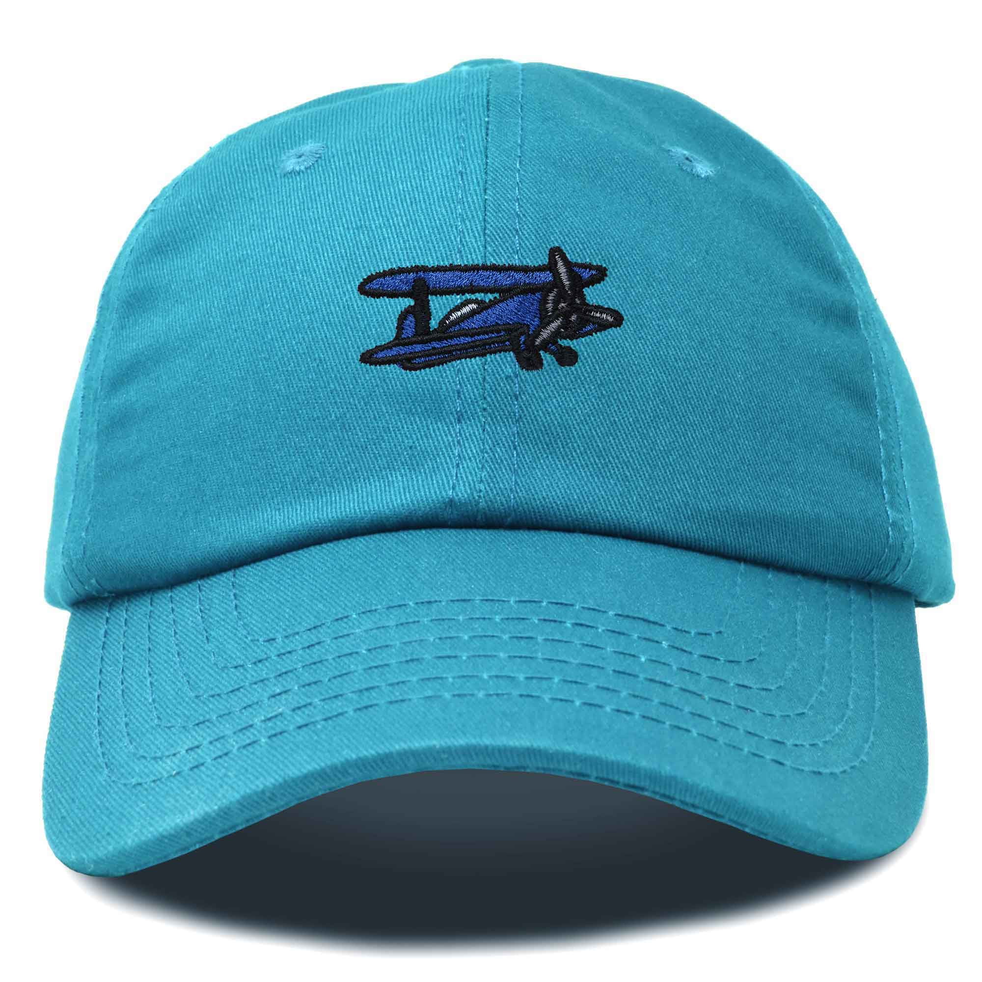 Dalix Propeller Plane Embroidered Cap Cotton Baseball Hat Airplane Men ...