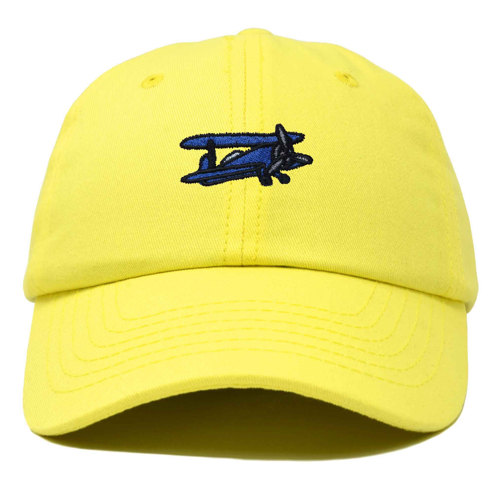 Dalix Propeller Plane Embroidered Cap Cotton Baseball Hat Airplane Men ...