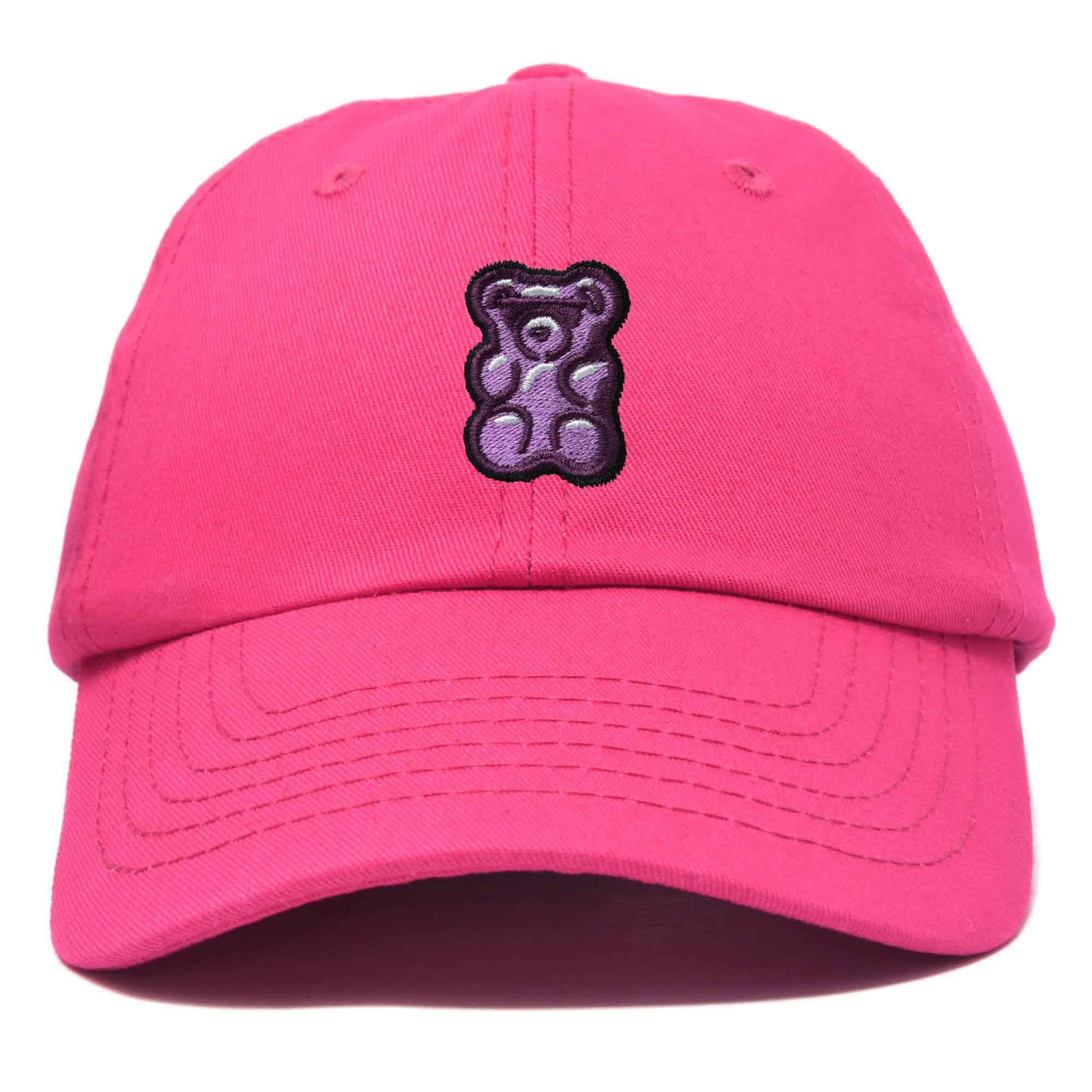 Dalix Purple Gummy Embroidered Cotton Dad Hat Baseball Cap Adjustable ...