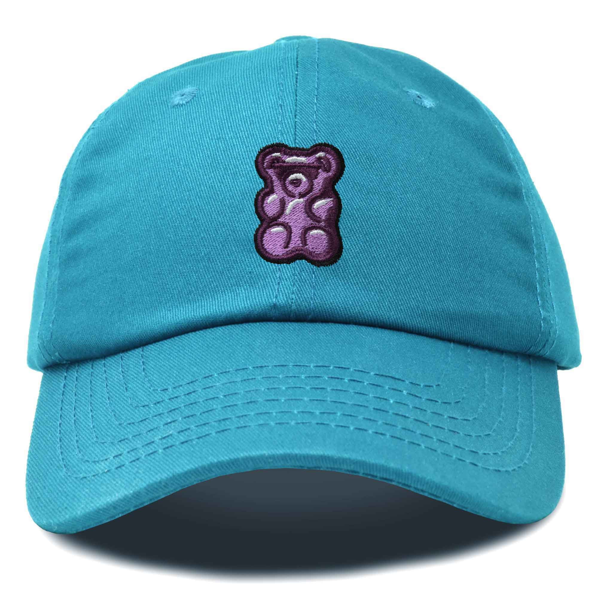 Dalix Purple Gummy Embroidered Cotton Dad Hat Baseball Cap Adjustable ...