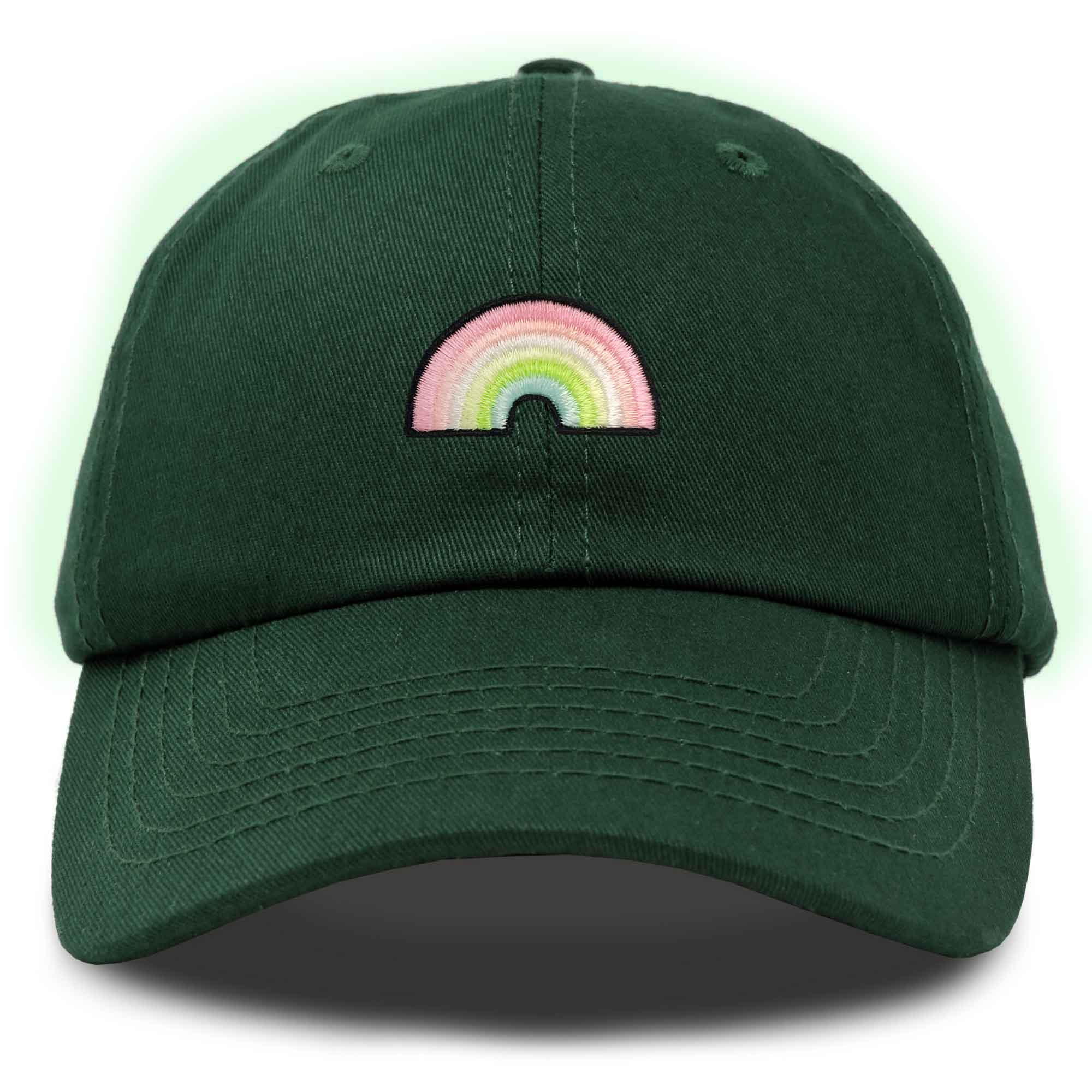 Dalix Robot Embroidered Glow in the Dark Retro Dad Hat Cotton Baseball ...