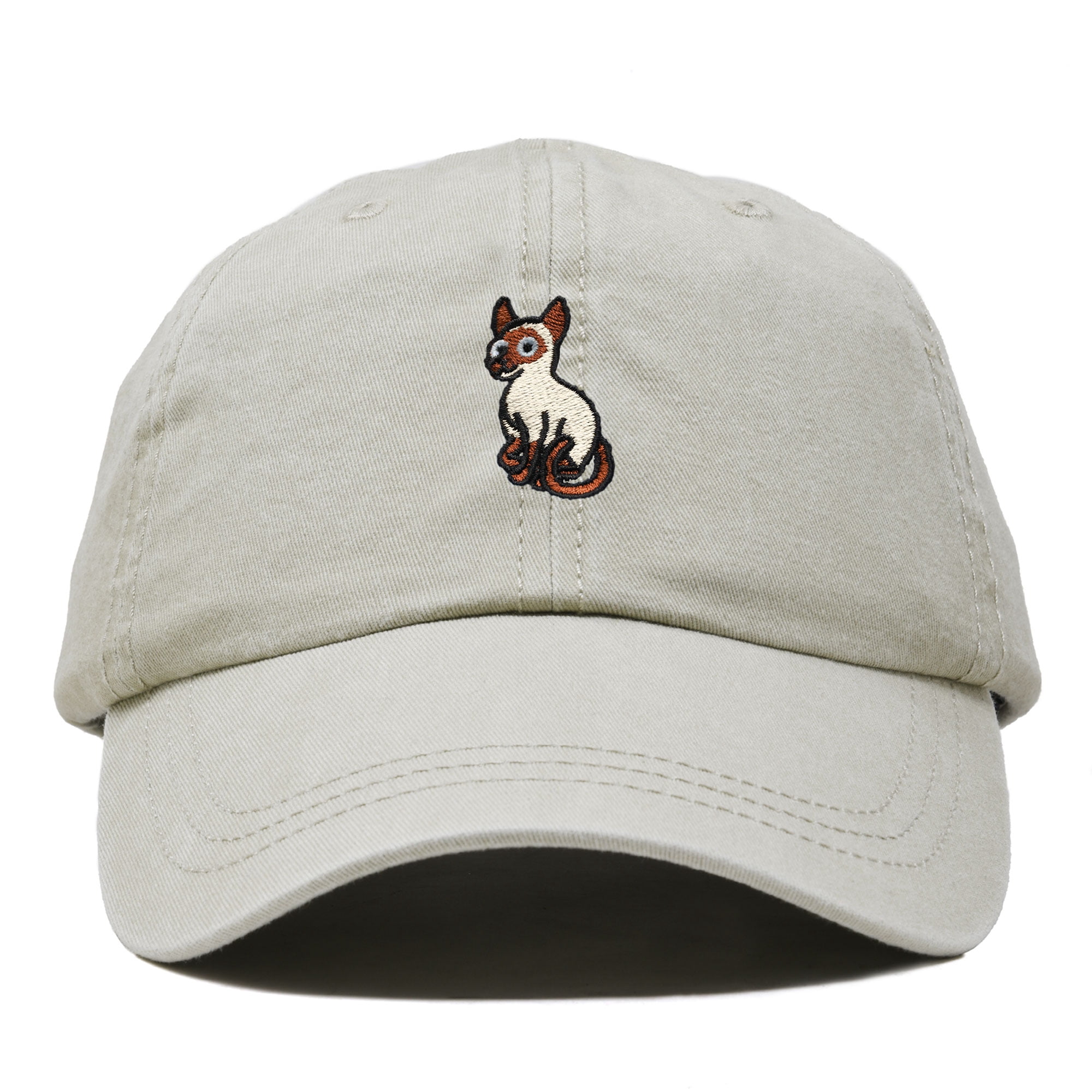 Dalix Siamese Cat Embroidered Cotton Dad Hat Adjustable Casual Baseball ...
