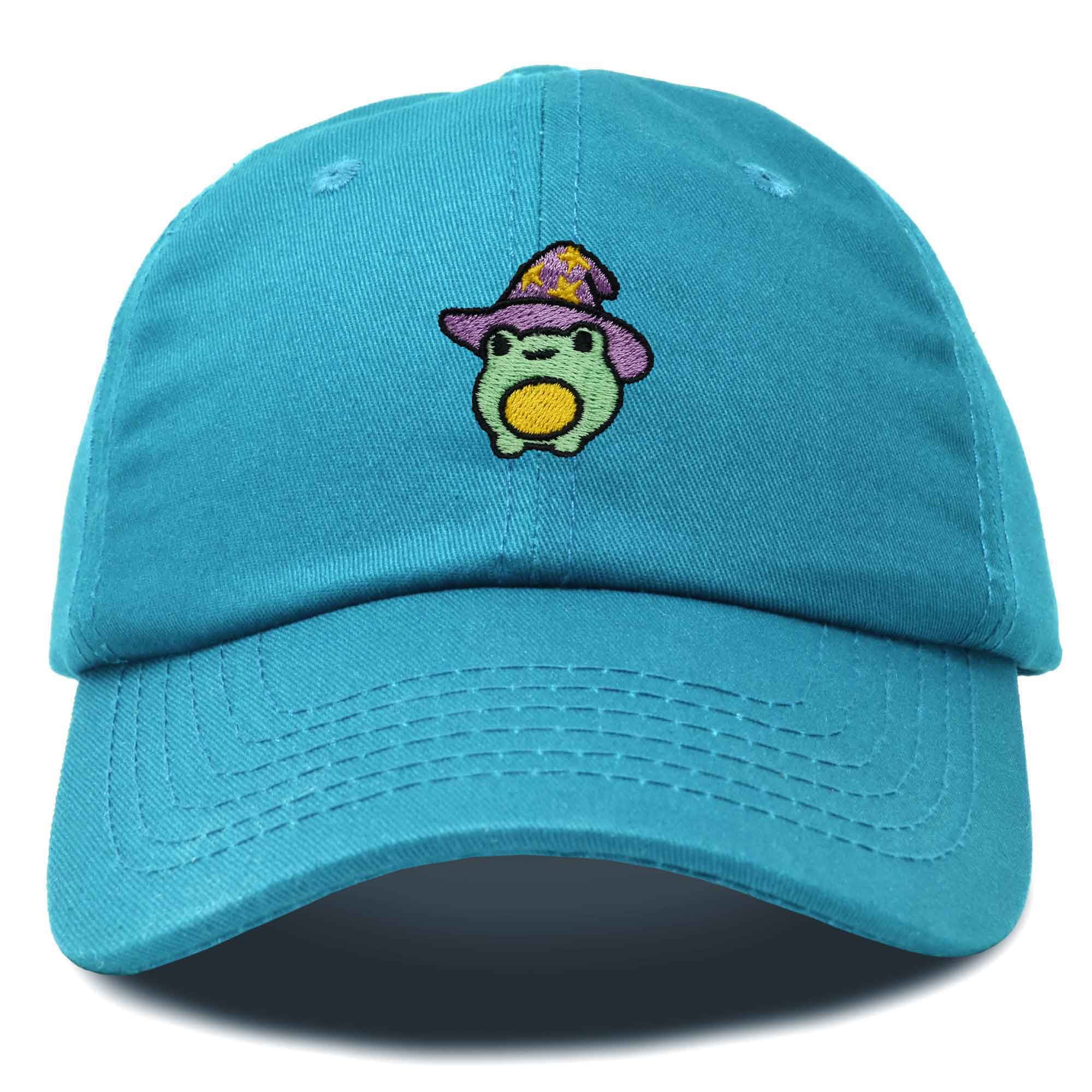 Dalix Sorcerer Frog Embroidered Cap Cotton Baseball Cute Cool Dad Hat ...