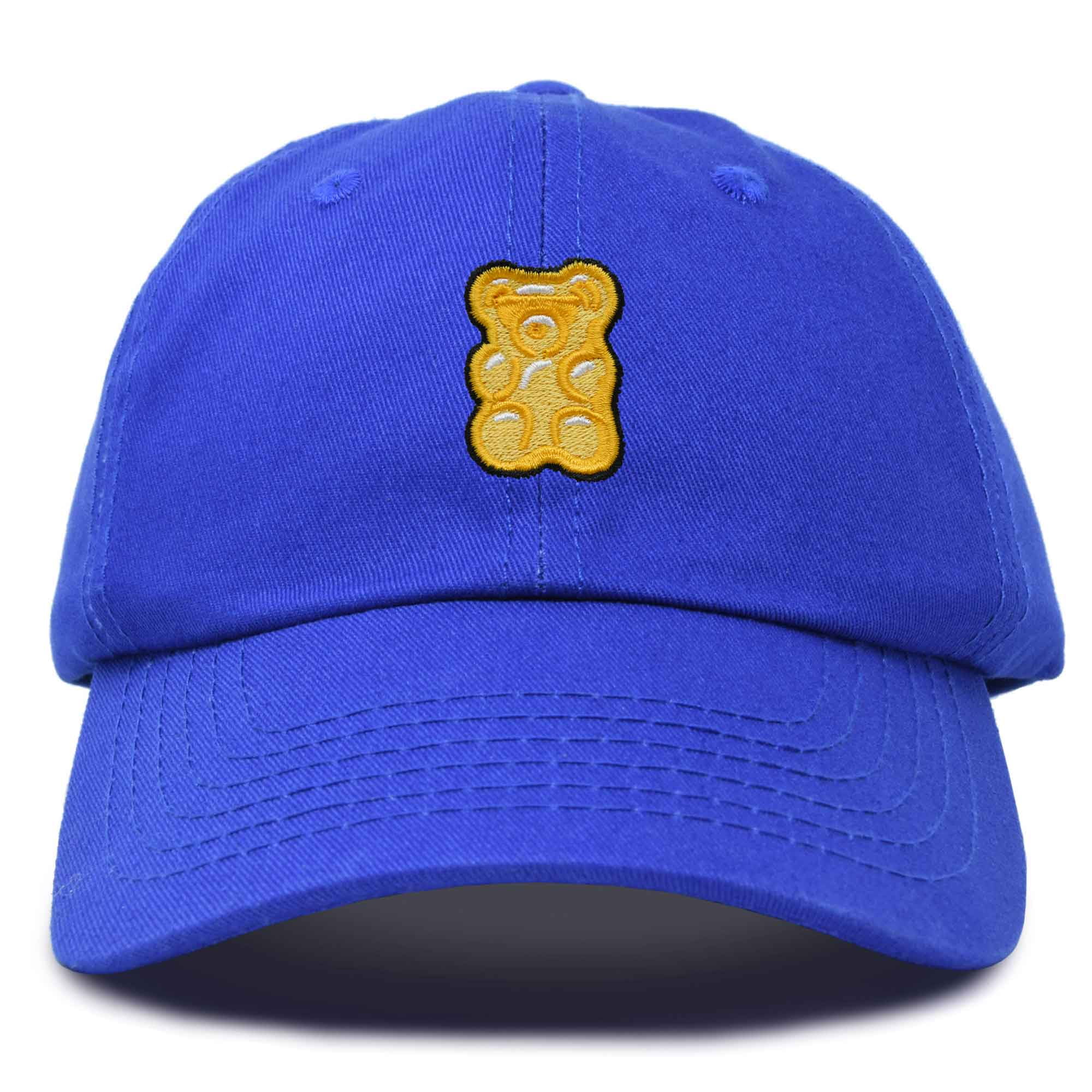 Dalix Yellow Gummy Embroidered Cotton Dad Hat Baseball Cap Adjustable ...