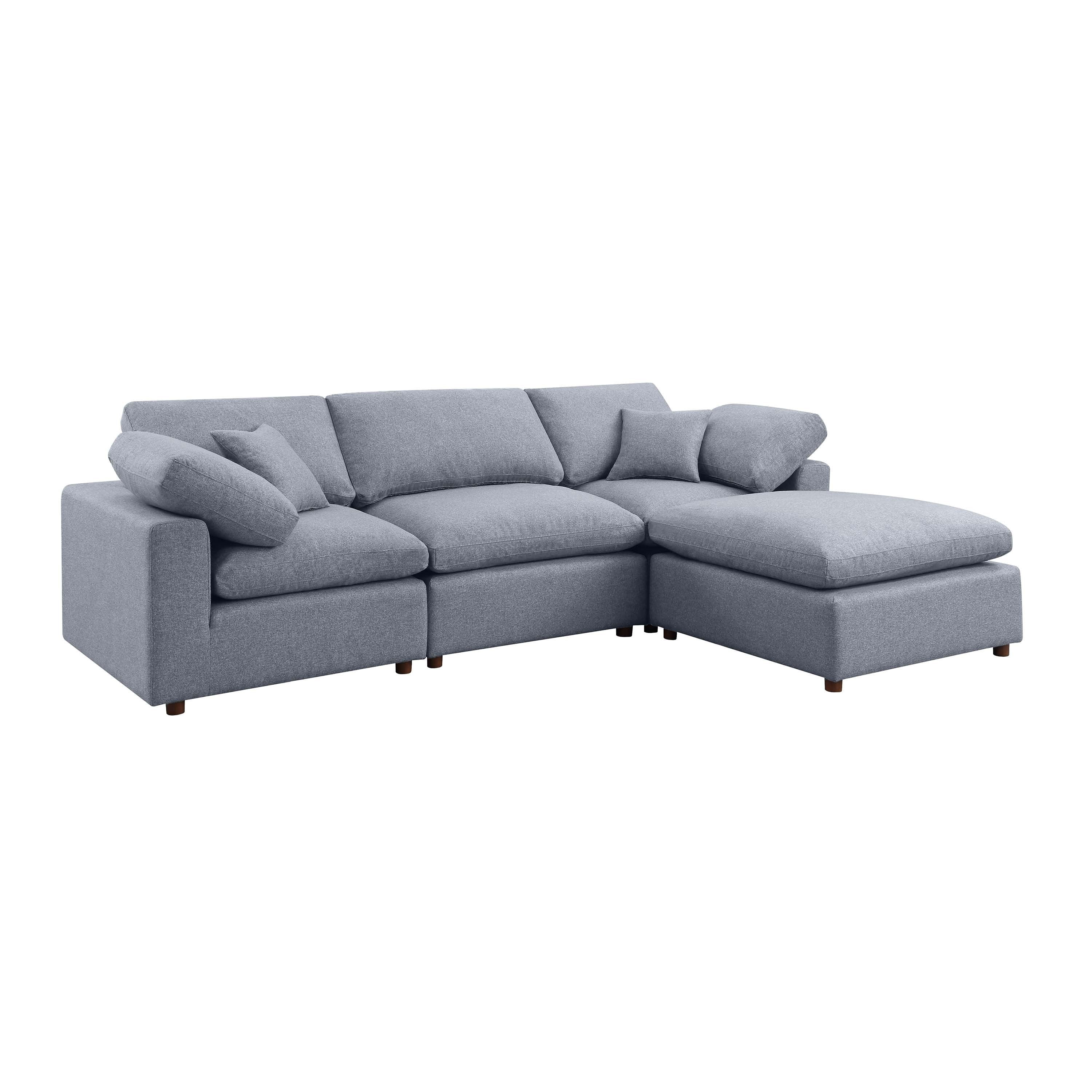 Dallah Modern Modular Sectional Sofa Set 1 - Gray - Walmart.com