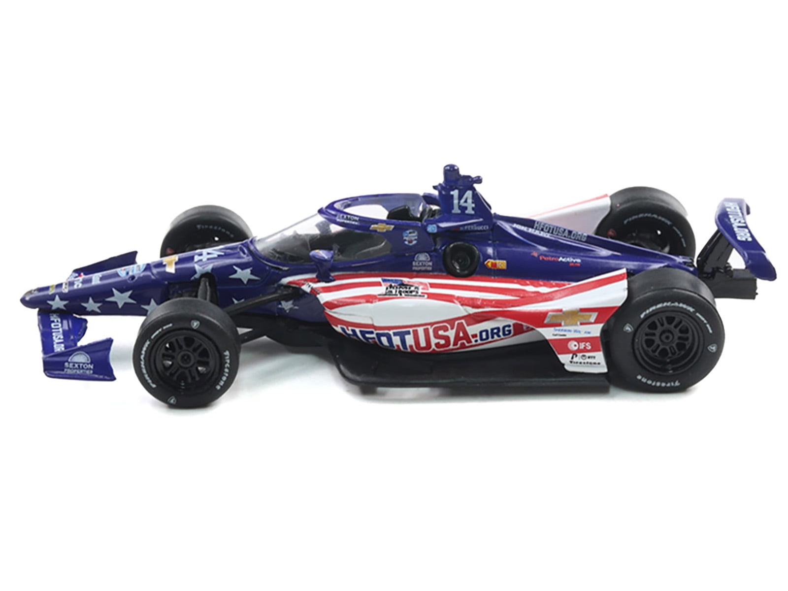 Dallara IndyCar #14 Santino Ferrucci "Homes For Our Troops" AJ Foyt ...