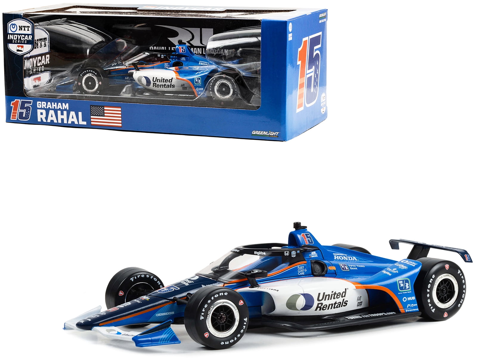 Dallara IndyCar #15 Graham Rahal "United Rentals" Rahal Letterman ...
