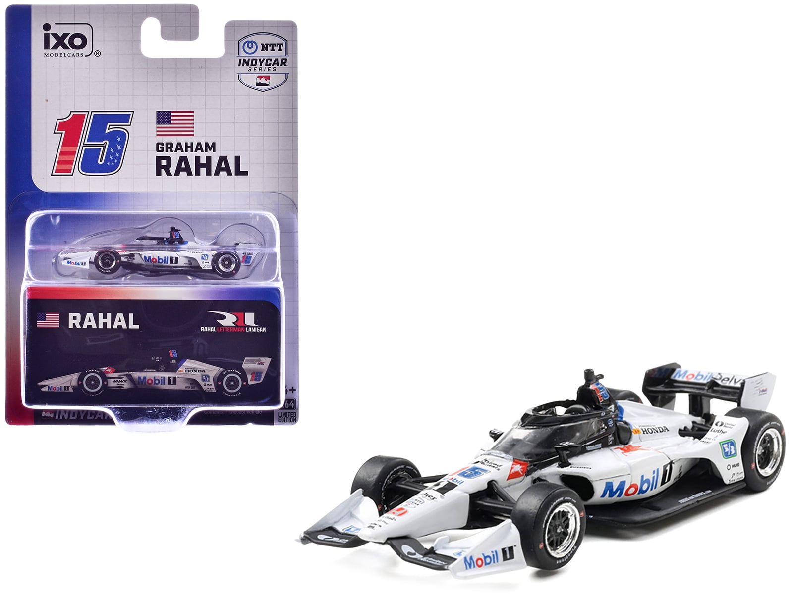 Dallara IndyCar #15 "Mobil 1" Rahal Letterman Lanigan Racing "NTT ...