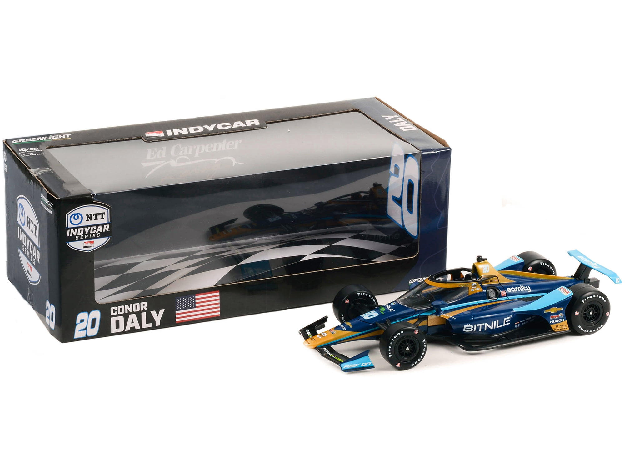 Dallara IndyCar #20 Conor Daly "BitNile" Ed Carpenter Racing "NTT ...
