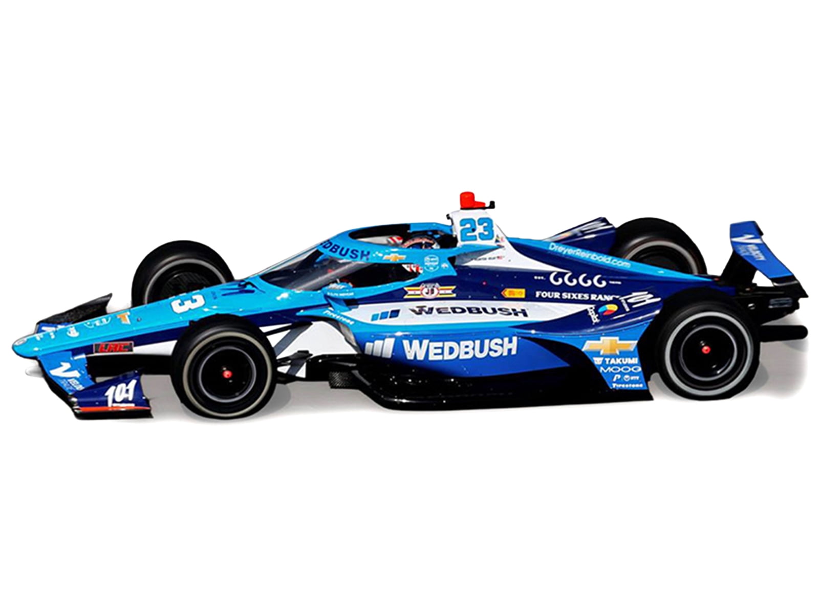 Dallara IndyCar #23 "Wedbush" Dreyer & Reinbold Racing - Cusick ...