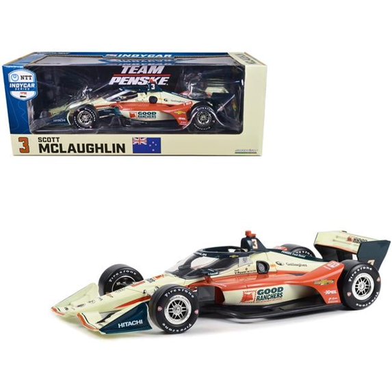 Dallara IndyCar #3 Scott McLaughlin "Good Ranchers" Team Penske "NTT ...