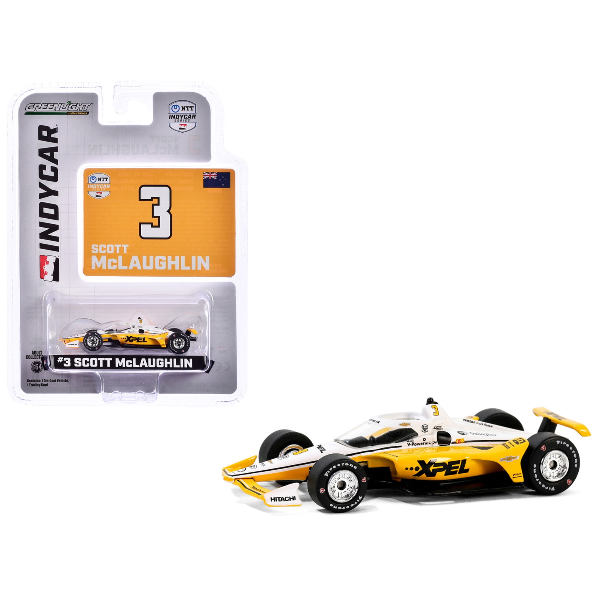 Dallara IndyCar #3 Scott McLaughlin "XPEL" Team Penske "NTT IndyCar ...