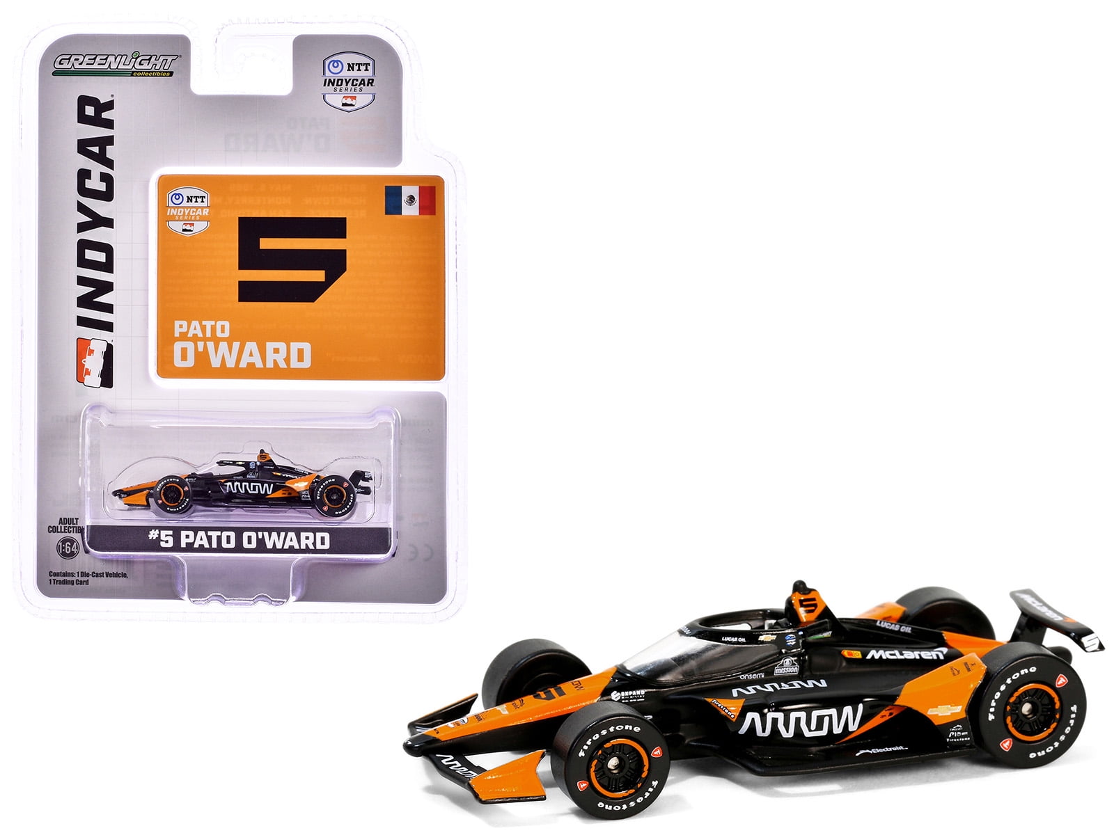 Dallara IndyCar #5 Pato O’Ward "Arrow" Arrow McLaren "NTT IndyCar ...