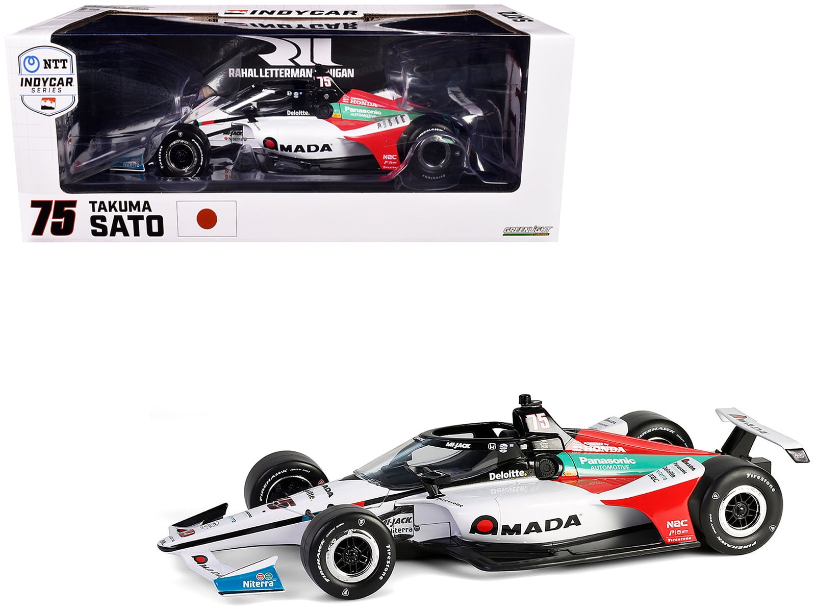 Dallara IndyCar #75 "AMADA" Rahal Letterman Lanigan Racing "NTT IndyCar ...