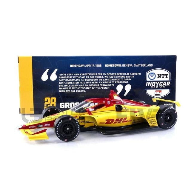 Dallara IndyCar No.28 Romain Grosjean DHL Andretti Autosport NTT ...