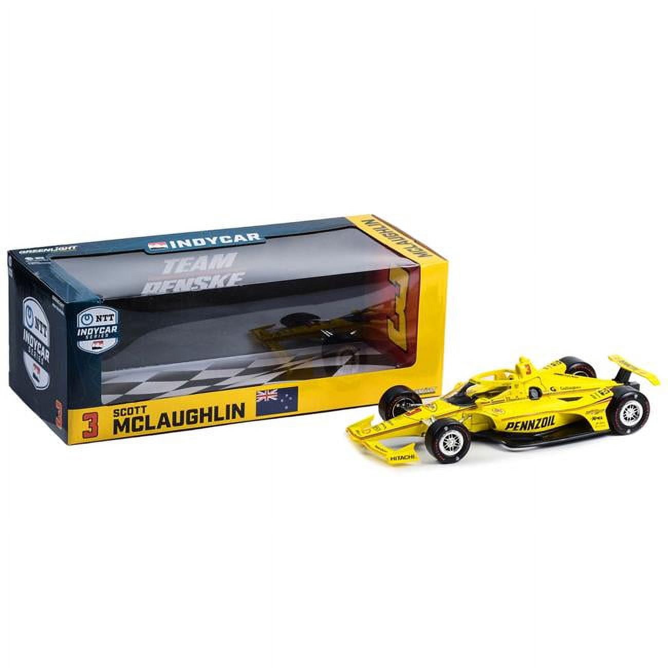 Dallara IndyCar No.3 Scott McLaughlin Pennzoil Team Penske NTT IndyCar ...