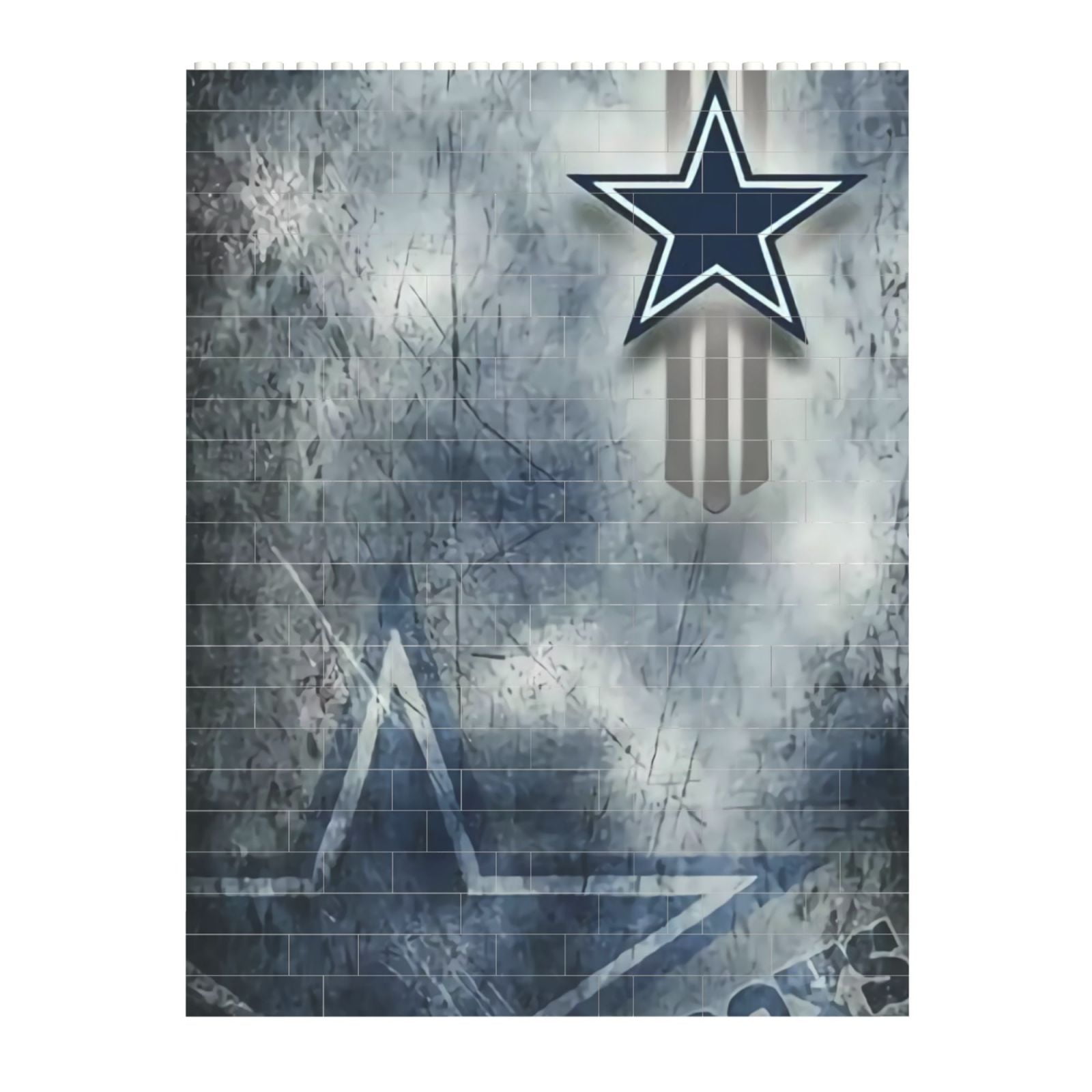 Dallas 2025 Football Fans Building Blocks Puzzle 6.6x8.8in–Safe ...