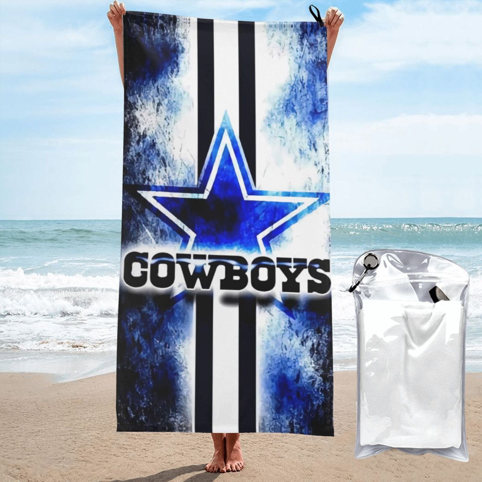 Dallas 2025 Football Microfiber Towel | Fast-Drying & Compact Travel ...