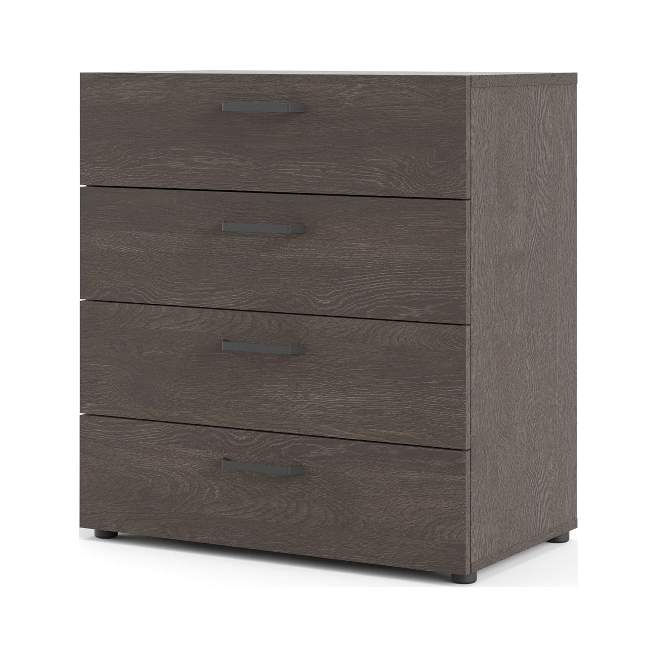 Tvilum Dallas 4 Drawer Chest, Dark Chocolate, 31.6" W x 15.9" D x 32.2 ...